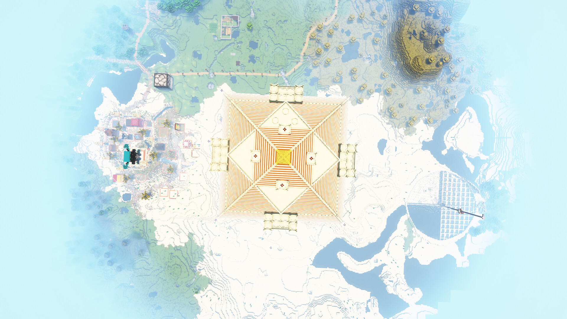 Anubis' Pyramid [Survival mega base] Minecraft Map