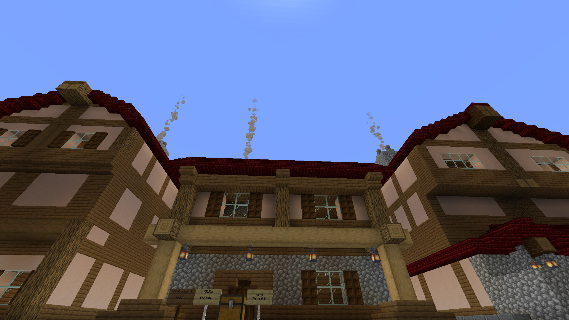 Warcraft : map of Alliance's Buildings Minecraft Map