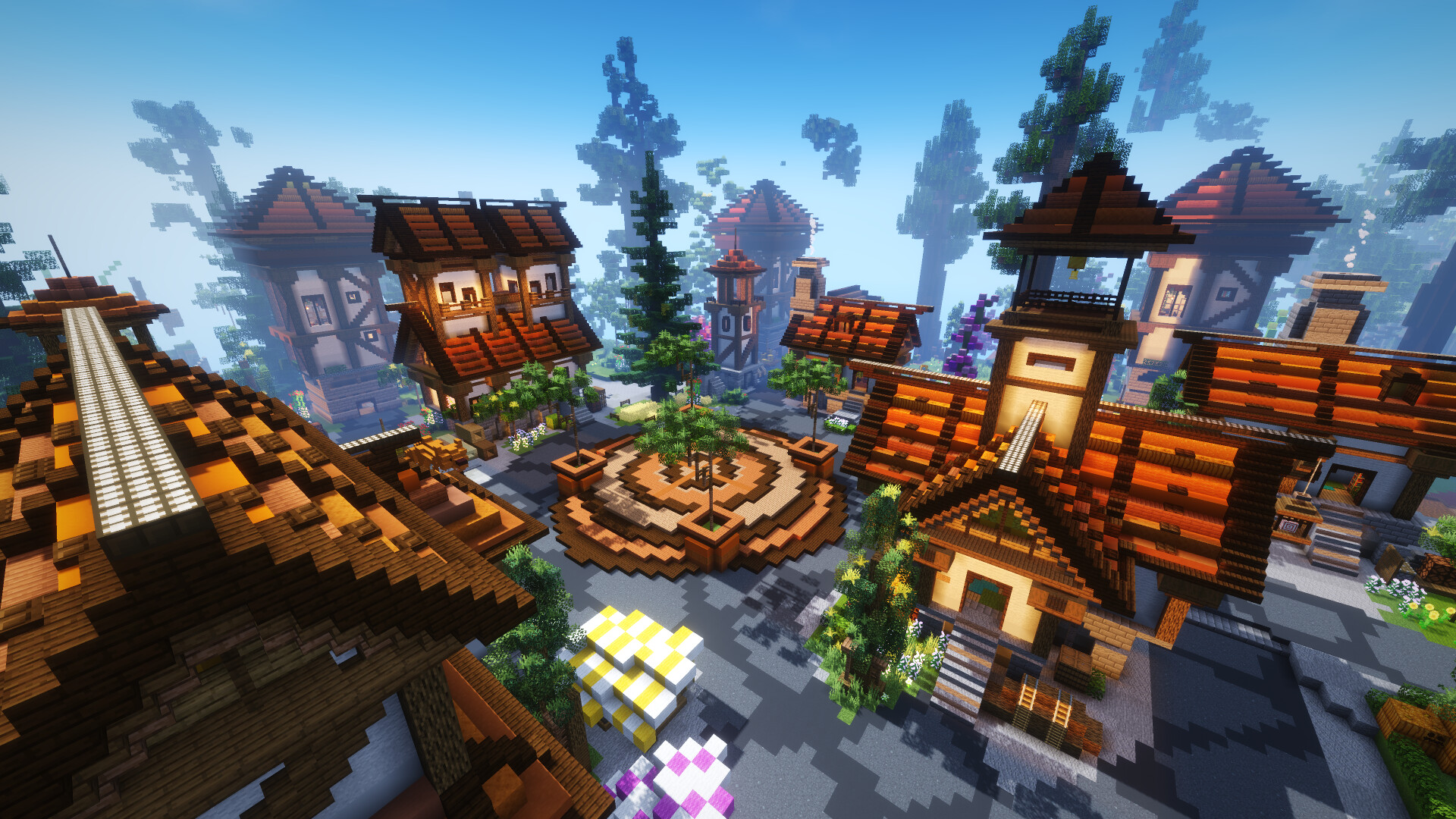 Orange Village Minecraft Map
