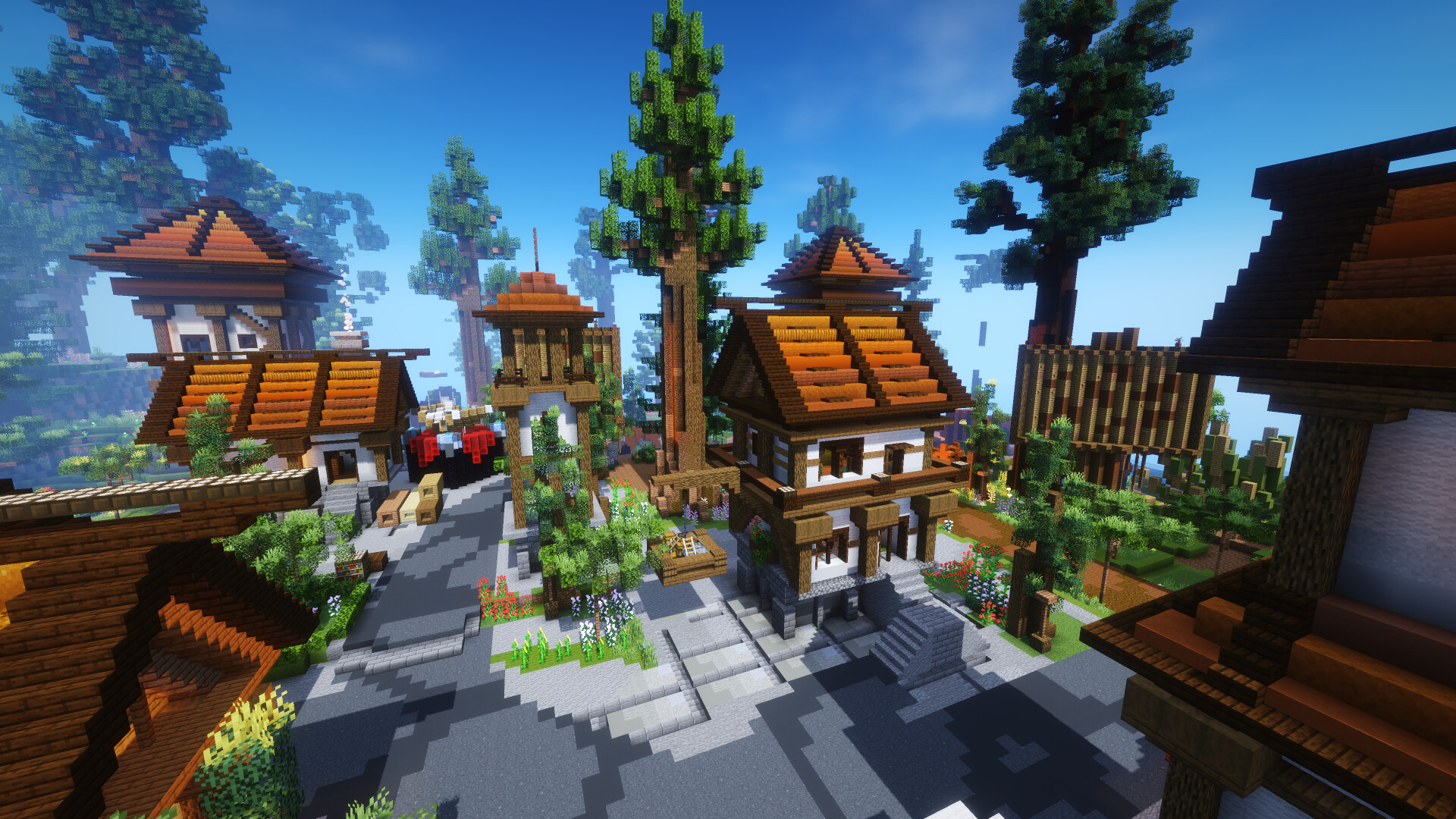 Orange Village Minecraft Map