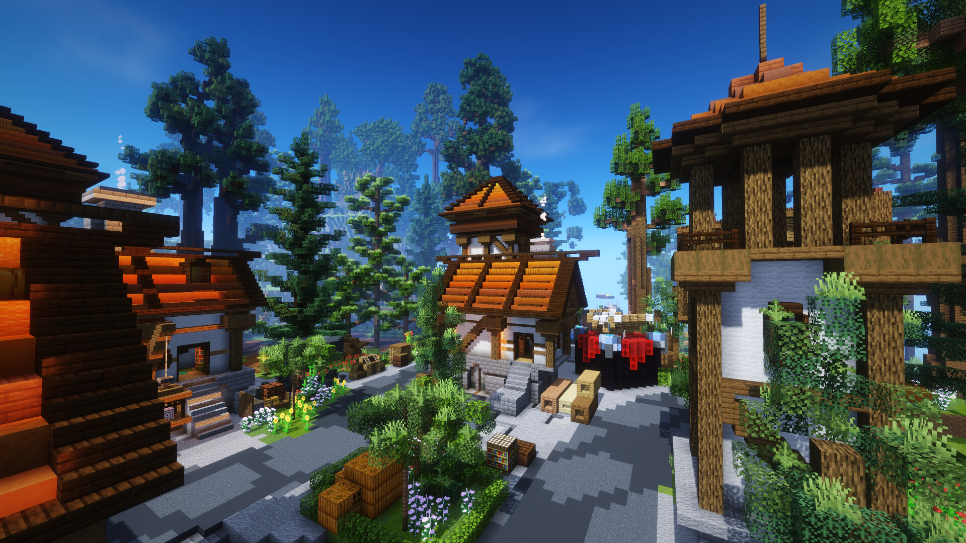 Orange Village Minecraft Map