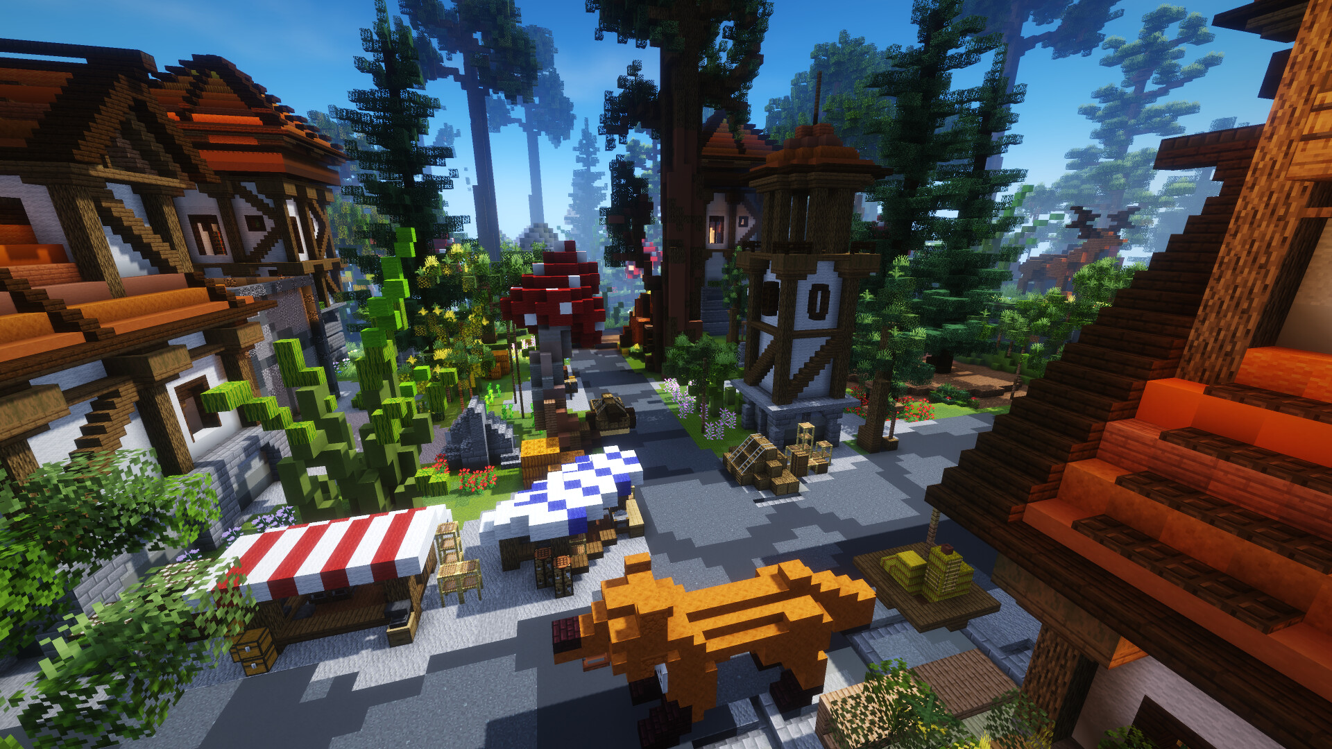 Orange Village Minecraft Map