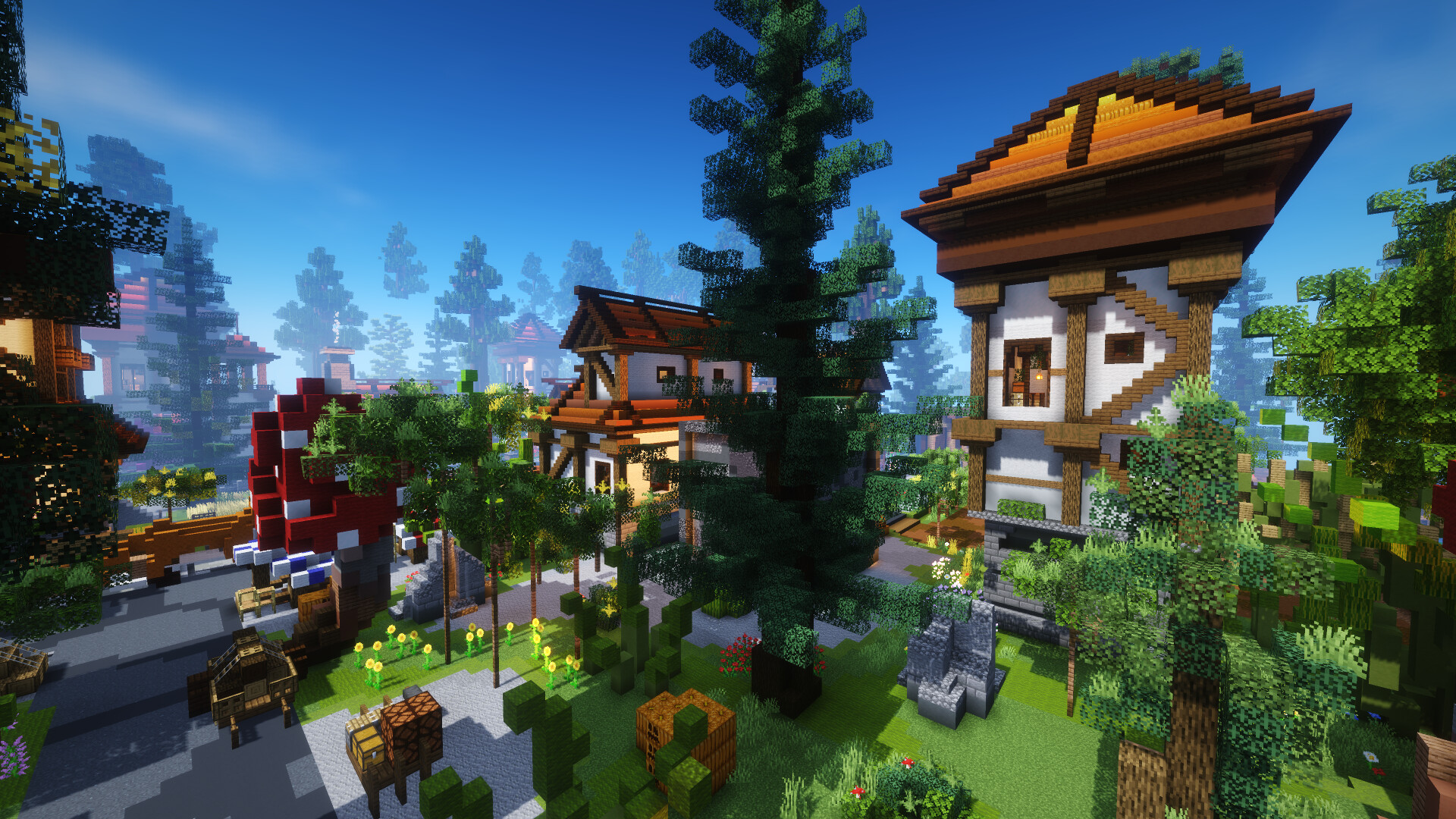 Orange Village Minecraft Map
