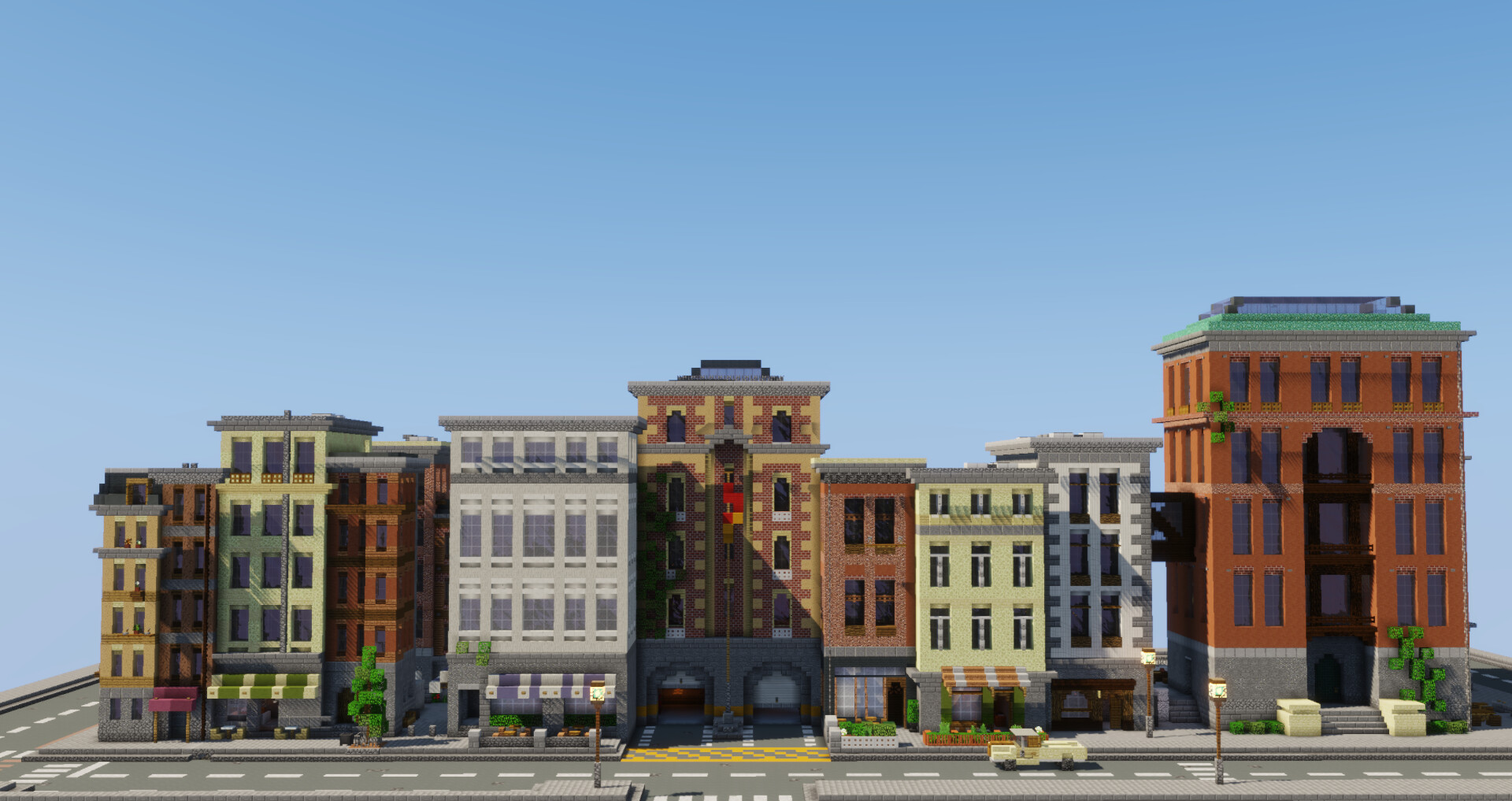 Midtown | Dense city area Minecraft Map