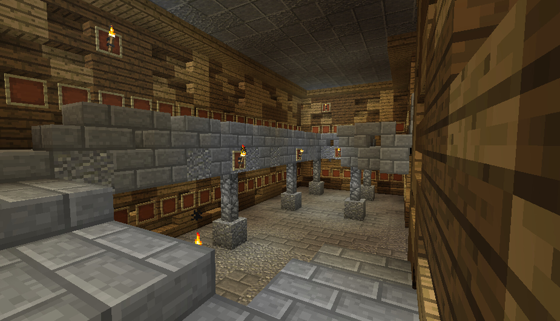 map Shop/lobby/Spawn/medieval fair/store (adaptable) Minecraft Map