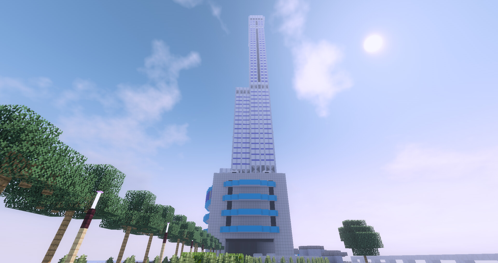 Rinku Gate Tower Building (Skyscraper) Izumisano, Japan Minecraft Map