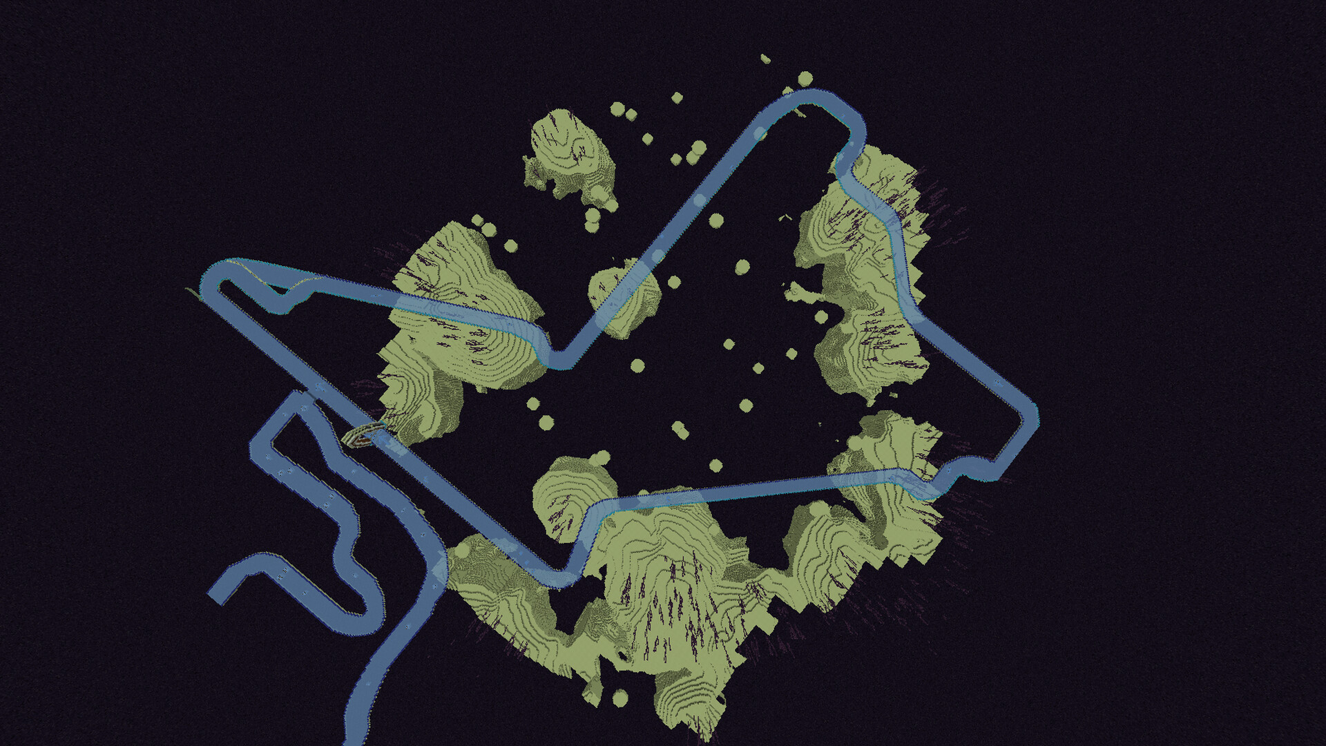 Ice racing track 3 in 1 Minecraft Map