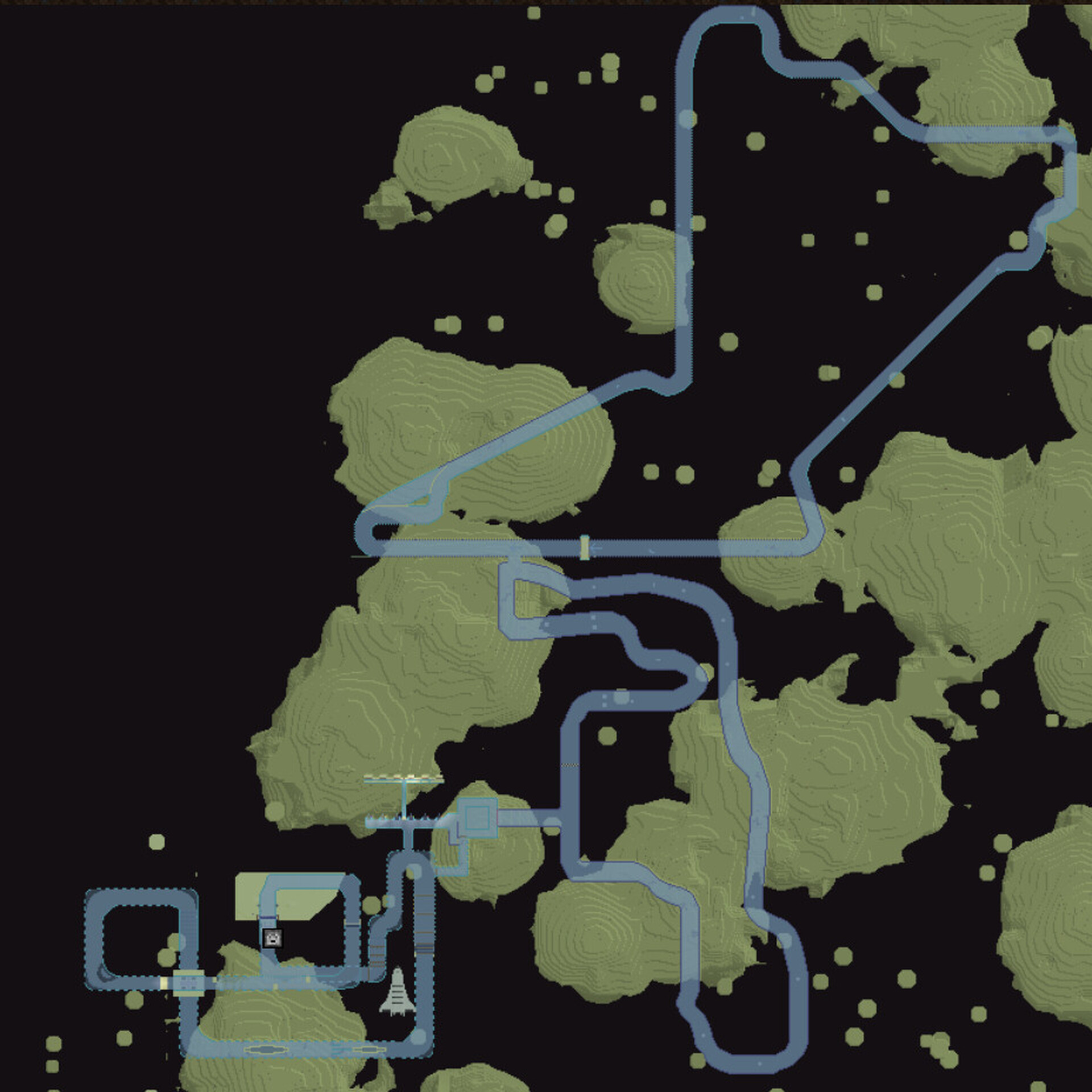 Ice racing track 3 in 1 Minecraft Map