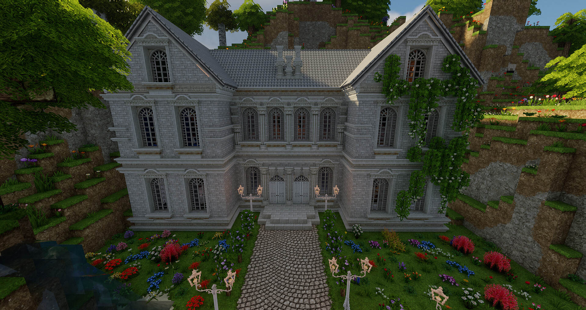 𝒯𝒽𝑒 𝓌𝒽𝒾𝓉𝑒 𝓂𝒶𝓃𝓈𝒾𝑜𝓃 - "𝐼𝓈𝒶𝒷𝑒𝓁𝓁𝑒" Minecraft Map