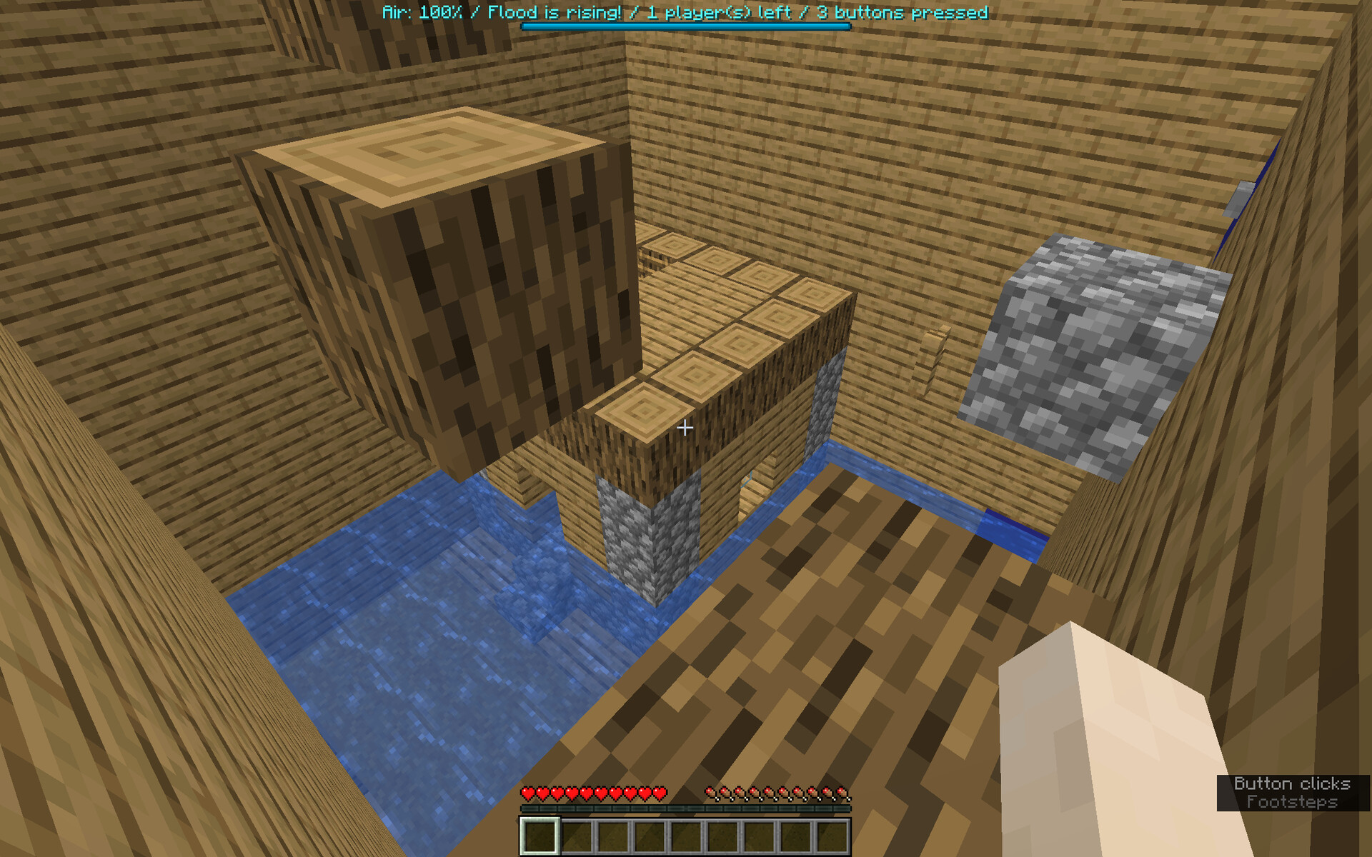 Generated Structures Flood Escape Minecraft Map