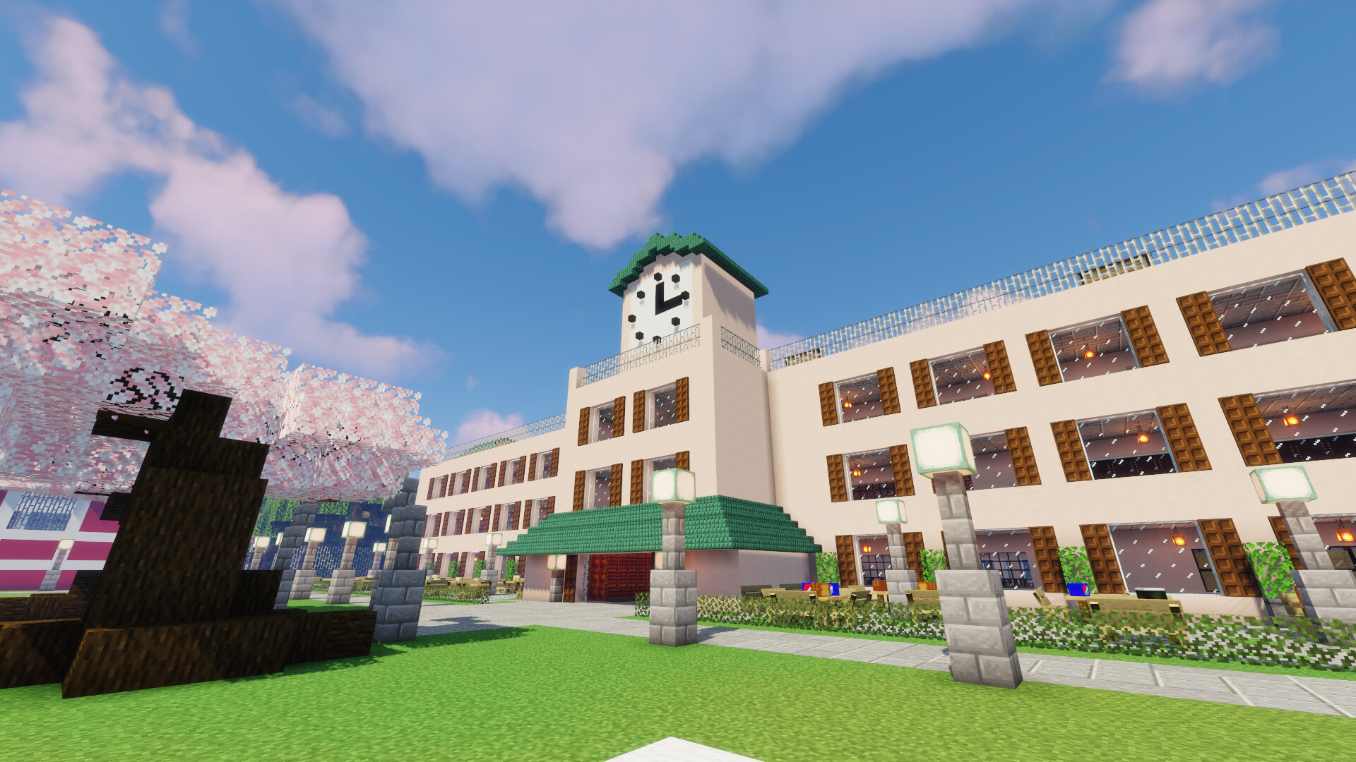 [1.16.5] Japanese School (Kimetsu Gakuen) Minecraft Map