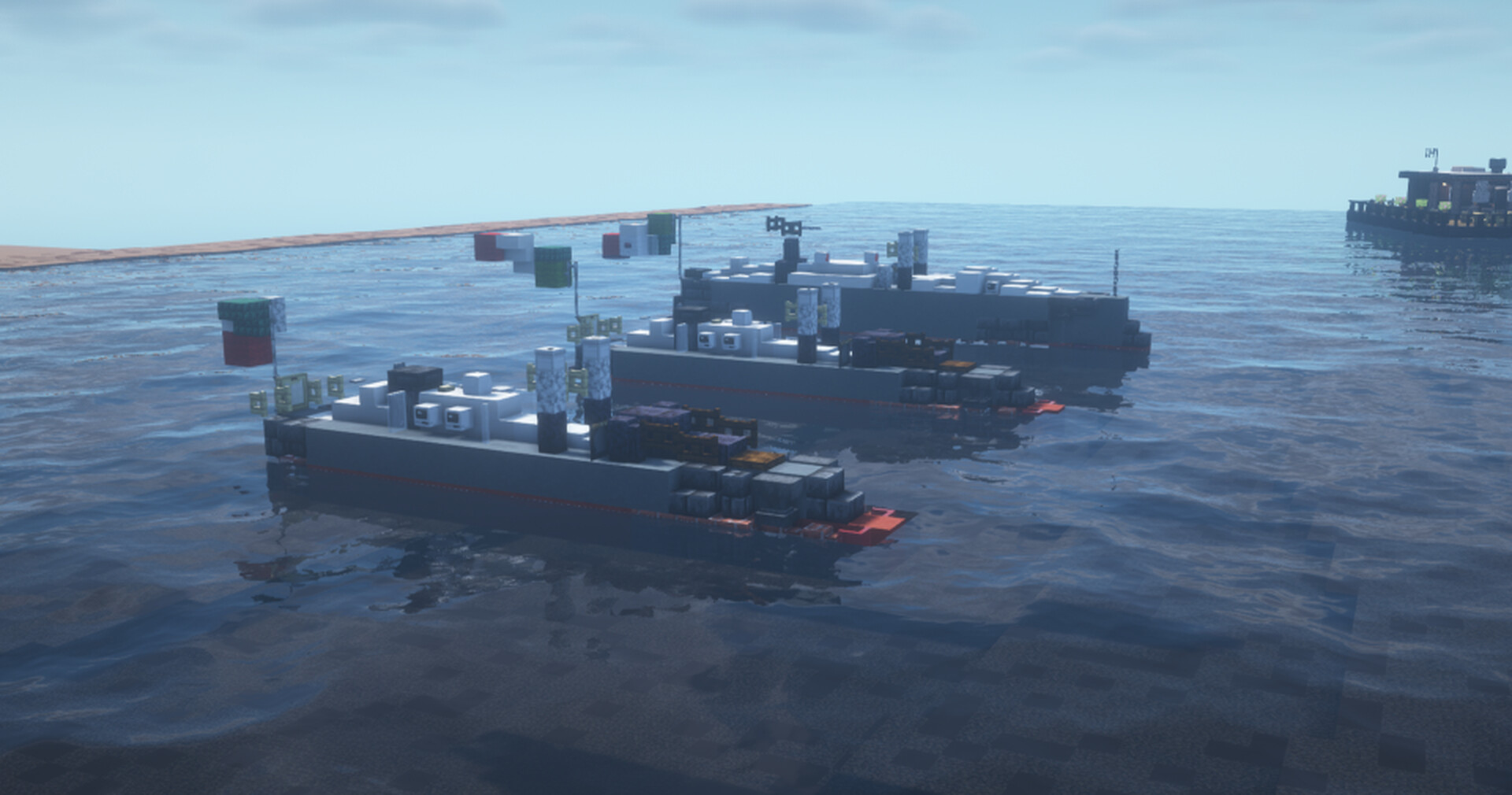 3 Italian Torpedo Boats Minecraft Map