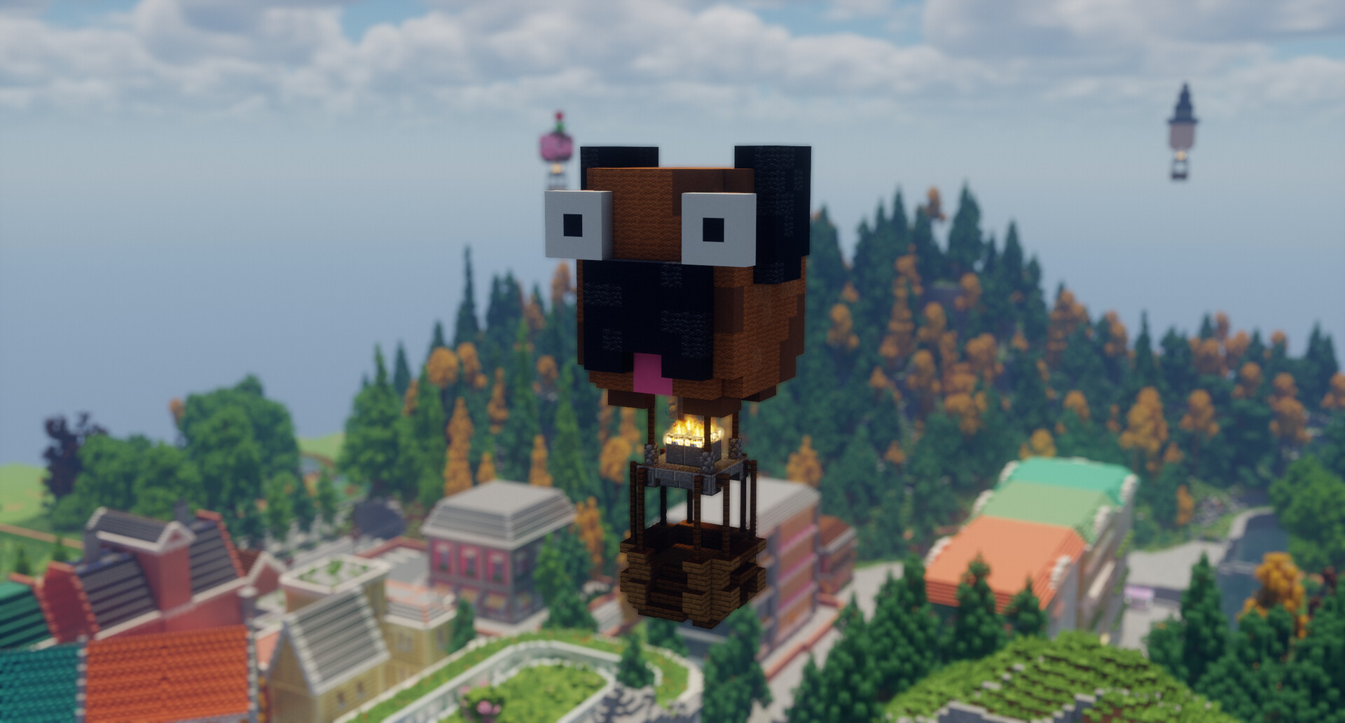 Hot Air Balloons - Animals Minecraft Map
