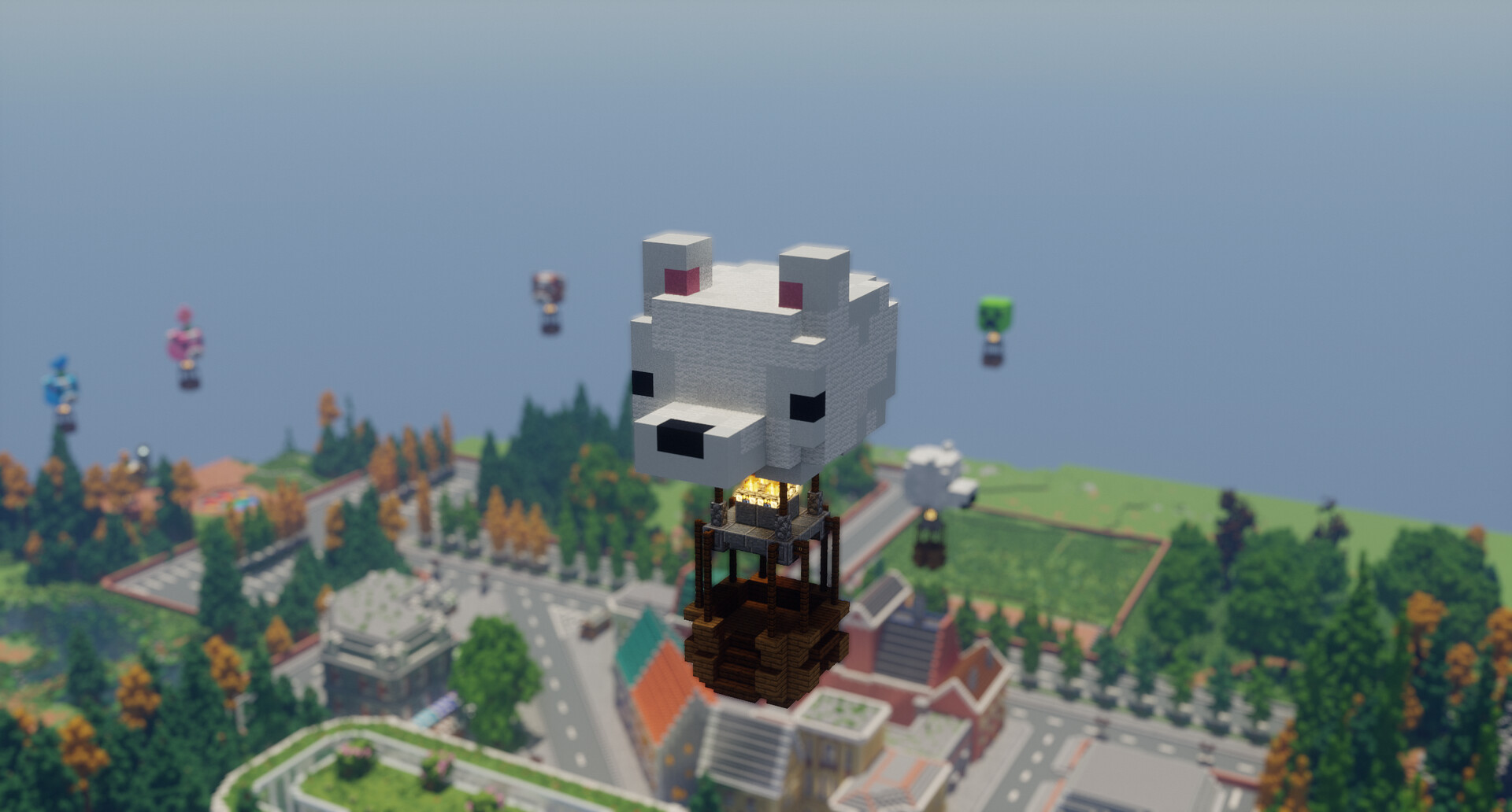 Hot Air Balloons - Animals Minecraft Map