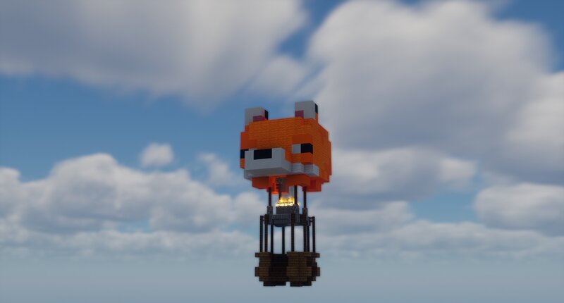 Hot Air Balloons - Animals Minecraft Map