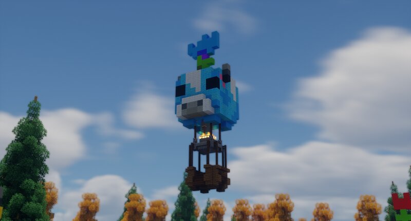 Hot Air Balloons - Animals Minecraft Map