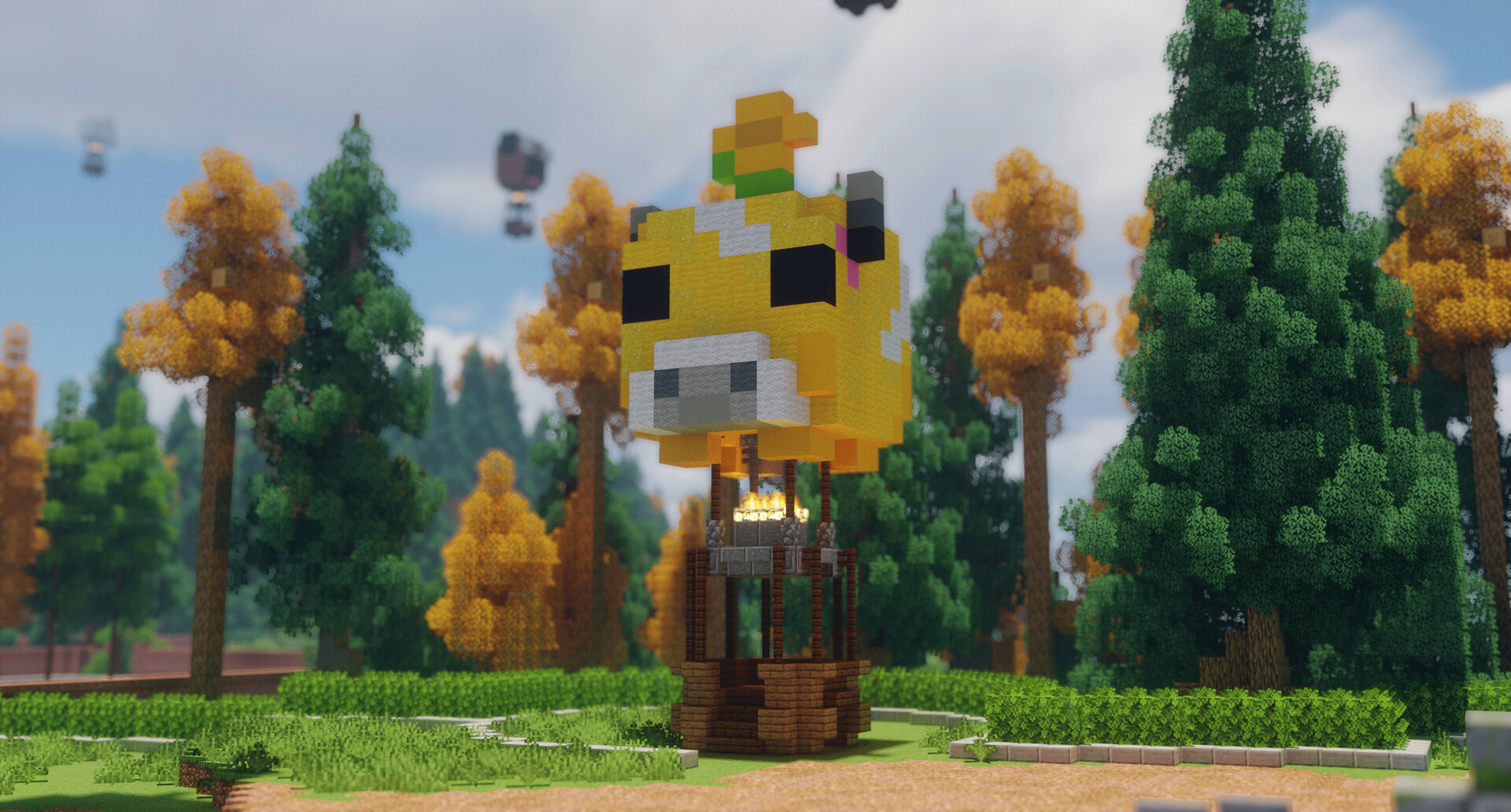 Hot Air Balloons - Animals Minecraft Map