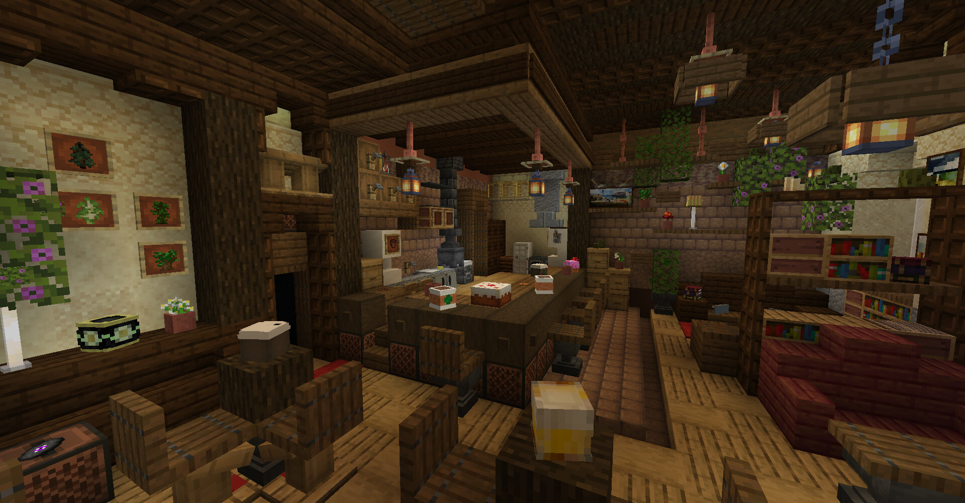 The Corner (Cafe) | Decoration ☕ Minecraft Map