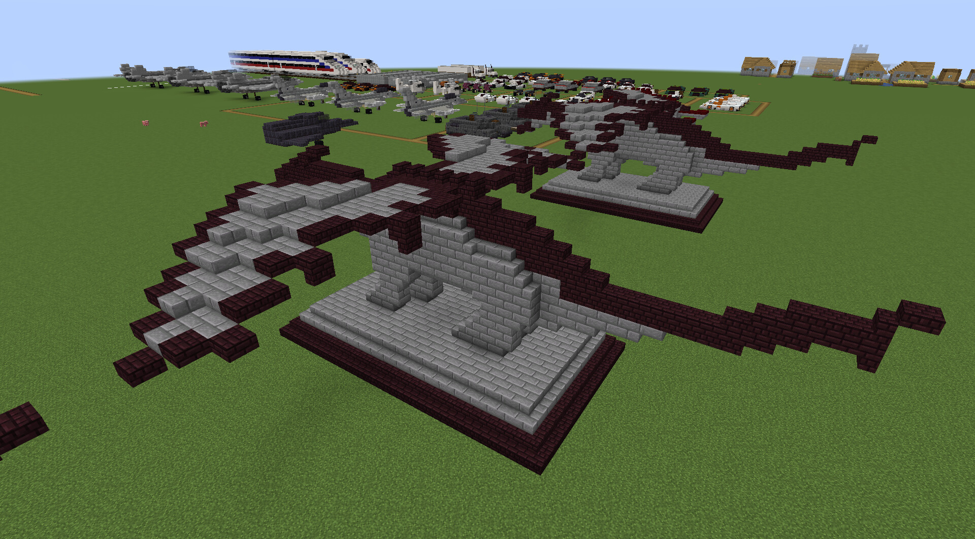 Dragon Statue #2 Minecraft Map