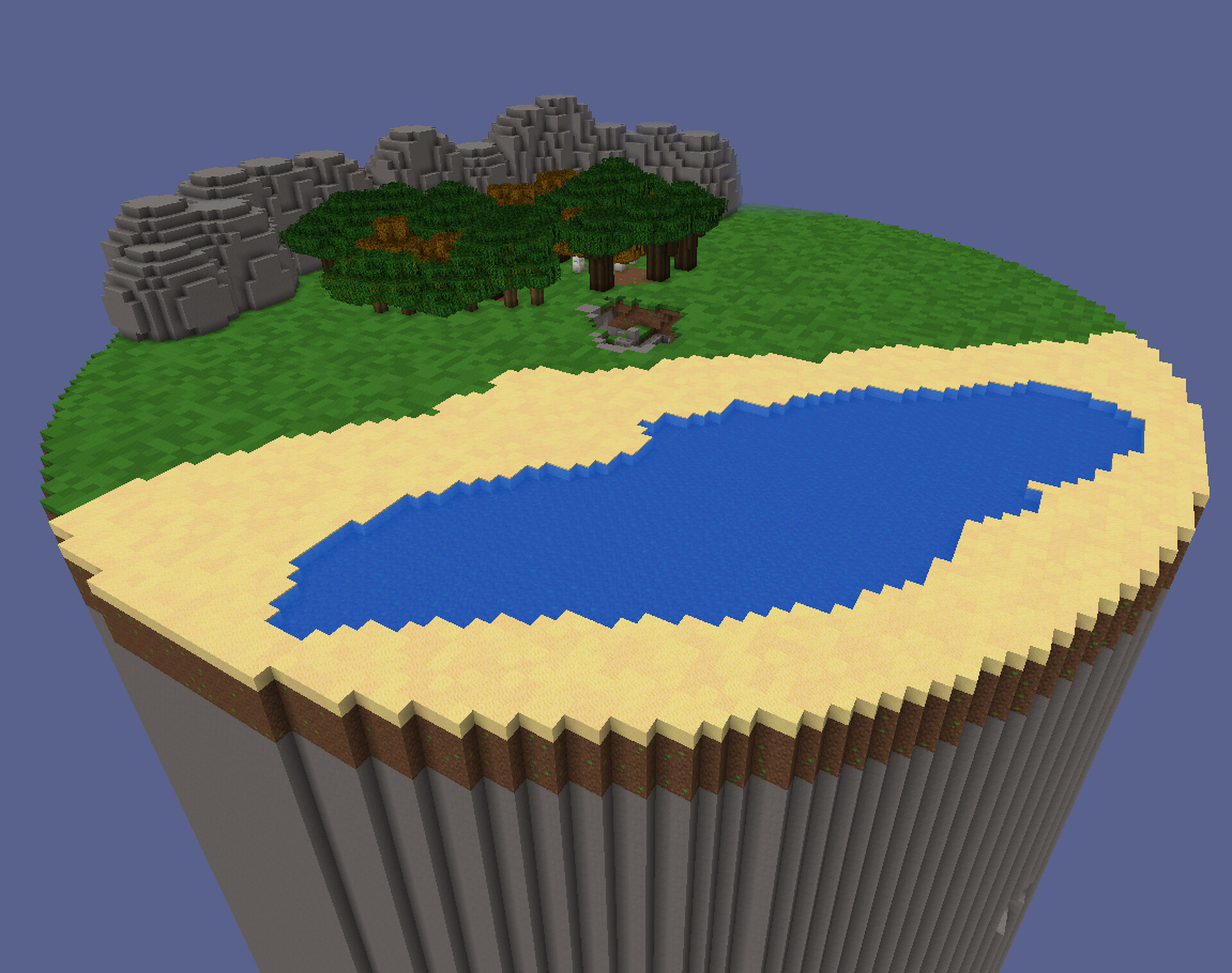 cylinder survival Minecraft Map