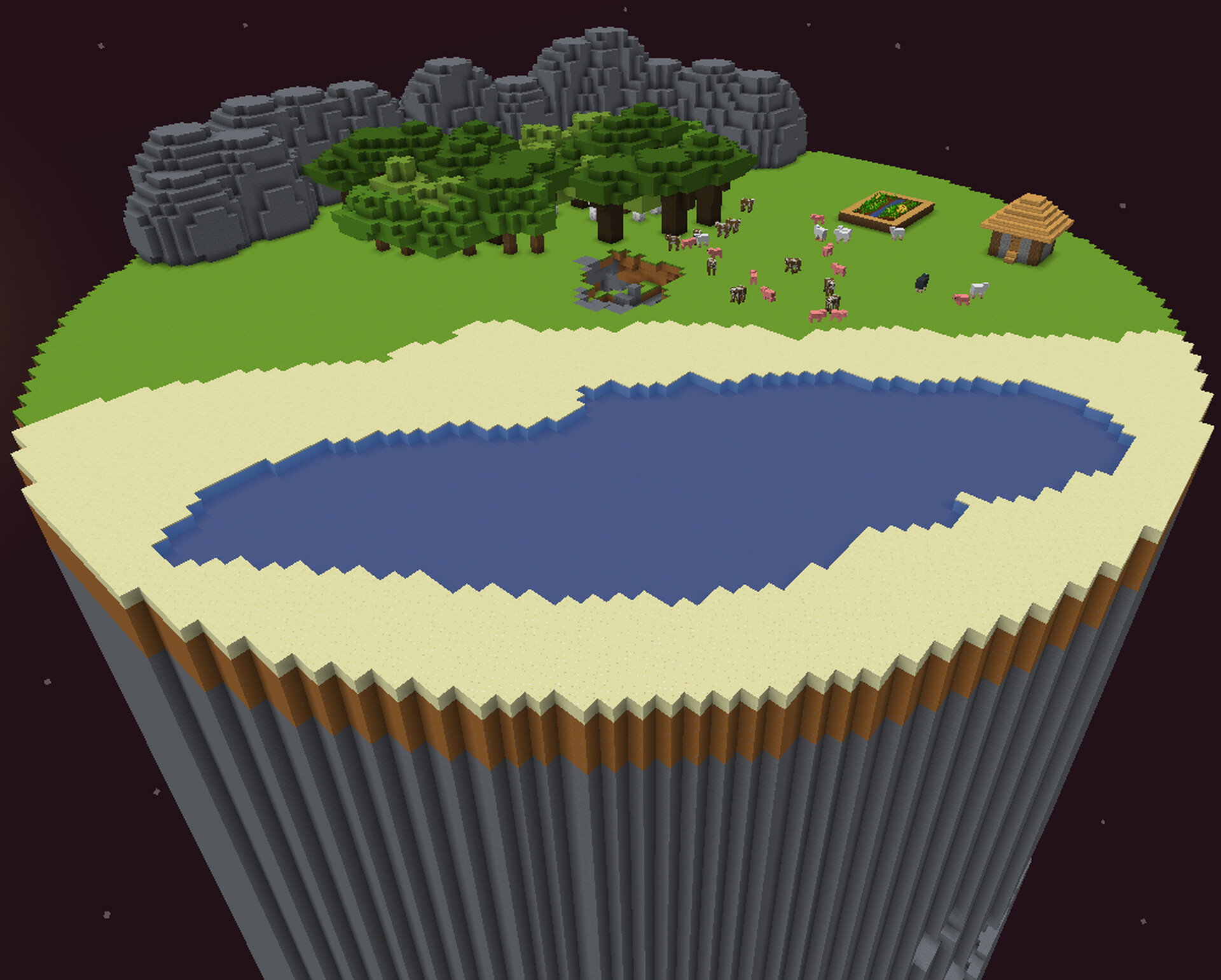 cylinder survival Minecraft Map