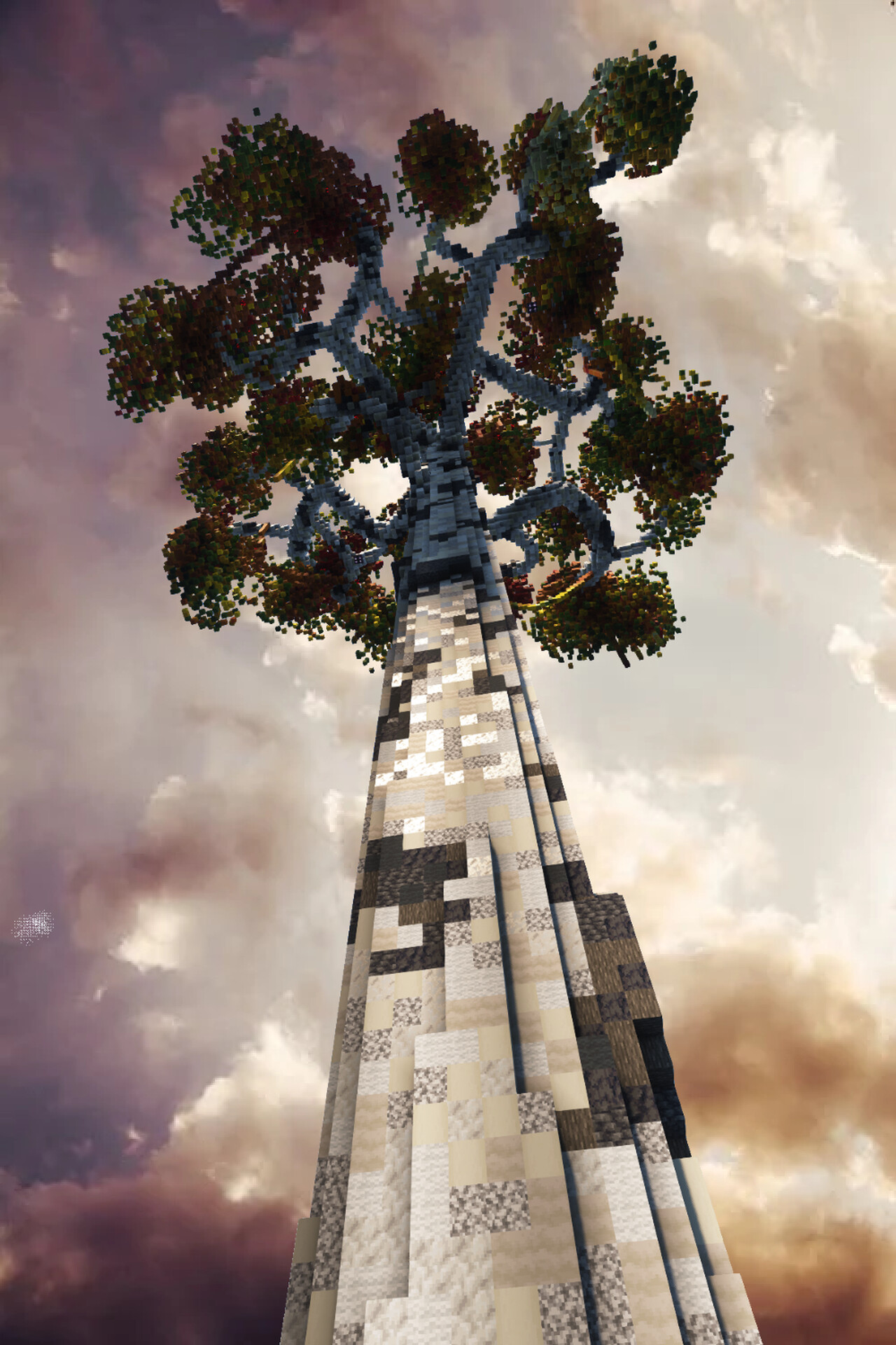 A Giant Birch Tree l Free To Use! Minecraft Map