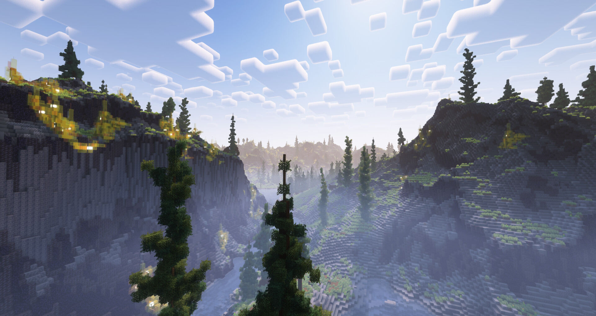 Epic crystal landscape Minecraft Map
