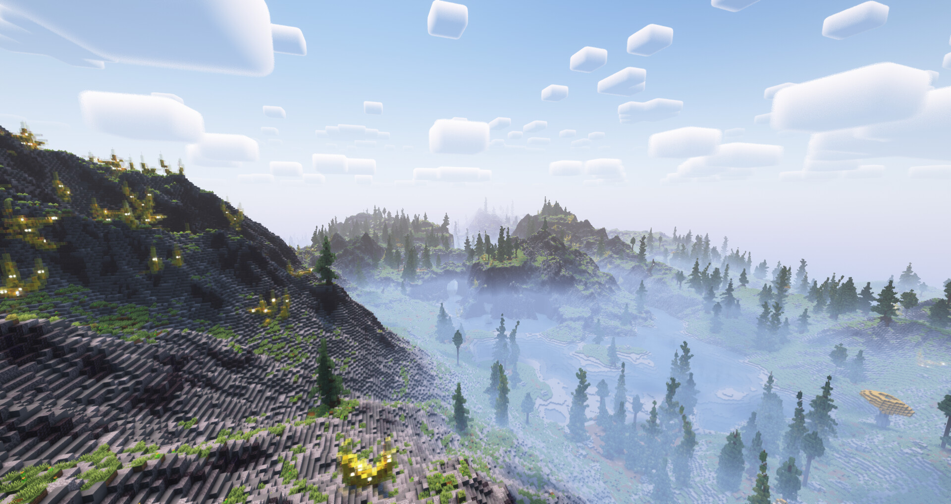 Epic crystal landscape Minecraft Map