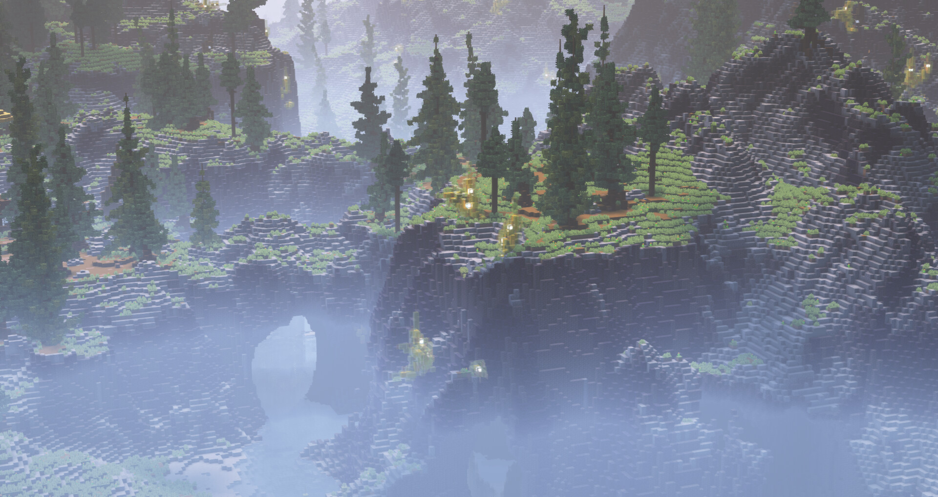 Epic crystal landscape Minecraft Map
