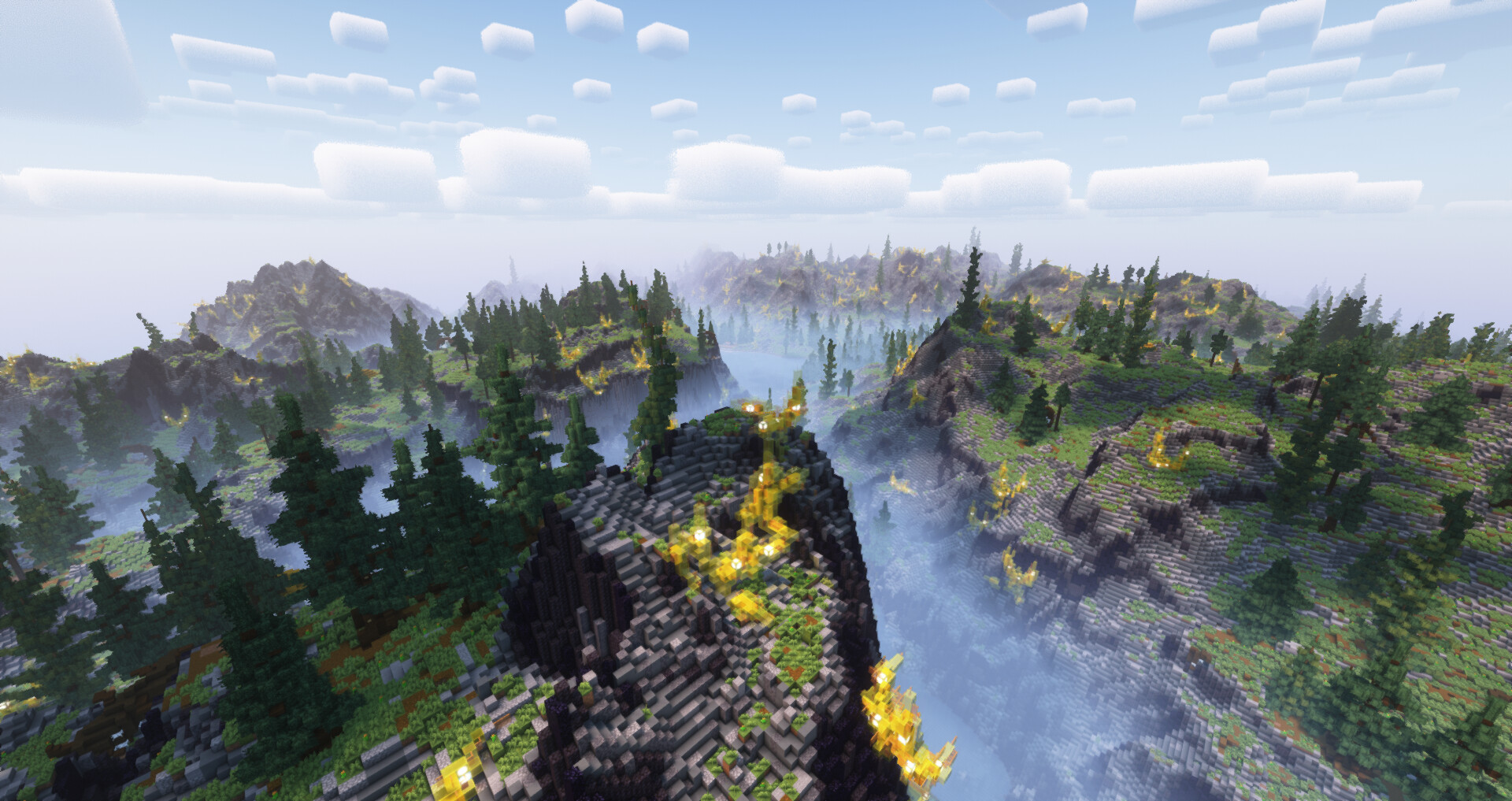 Epic crystal landscape Minecraft Map