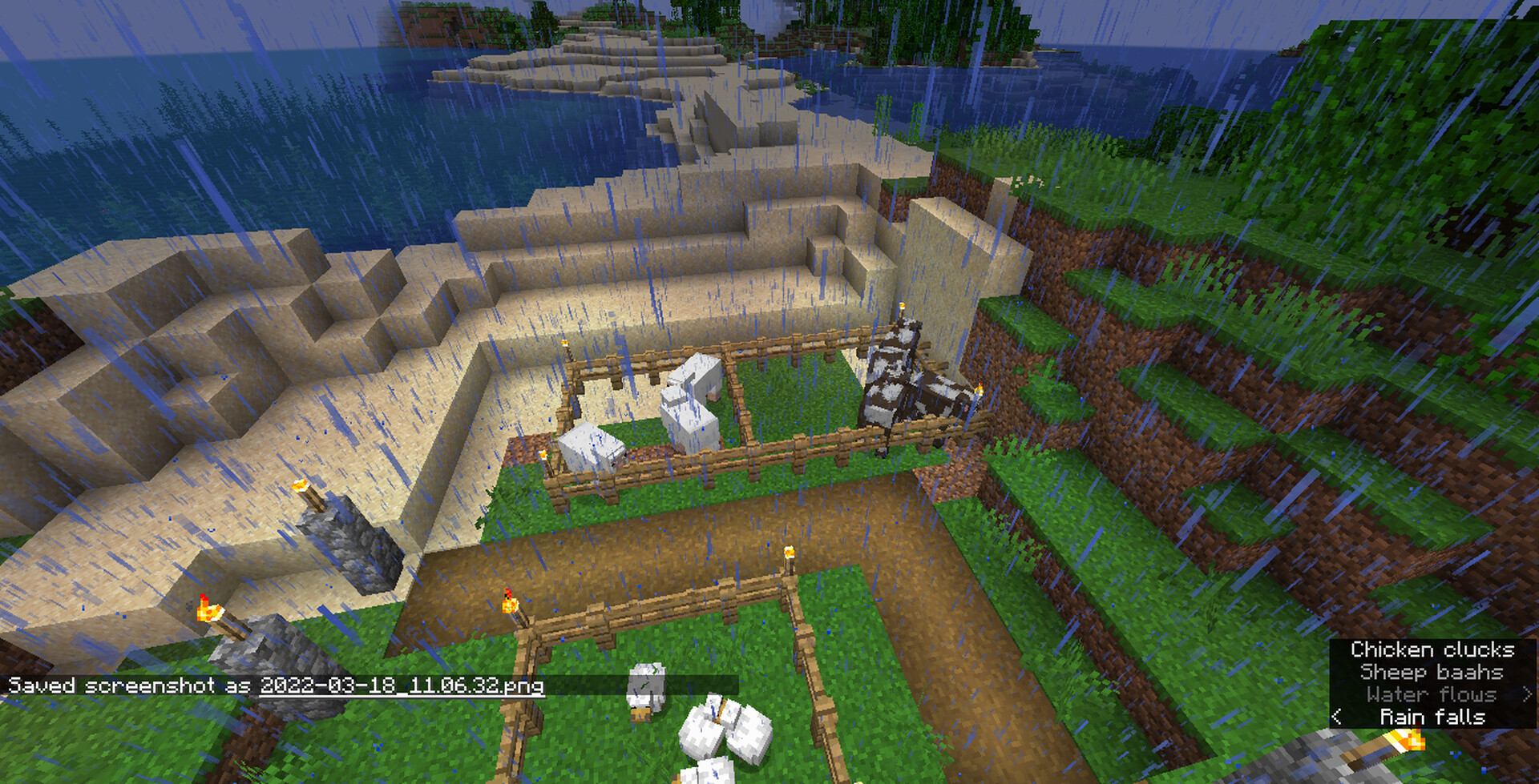 Nice Starter House Near Beach With Farm Minecraft Map