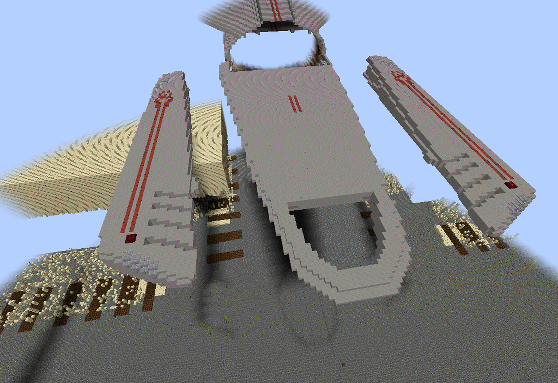 U.S.S Voyager NCC-74656-J from Star Trek Discovery Minecraft Map