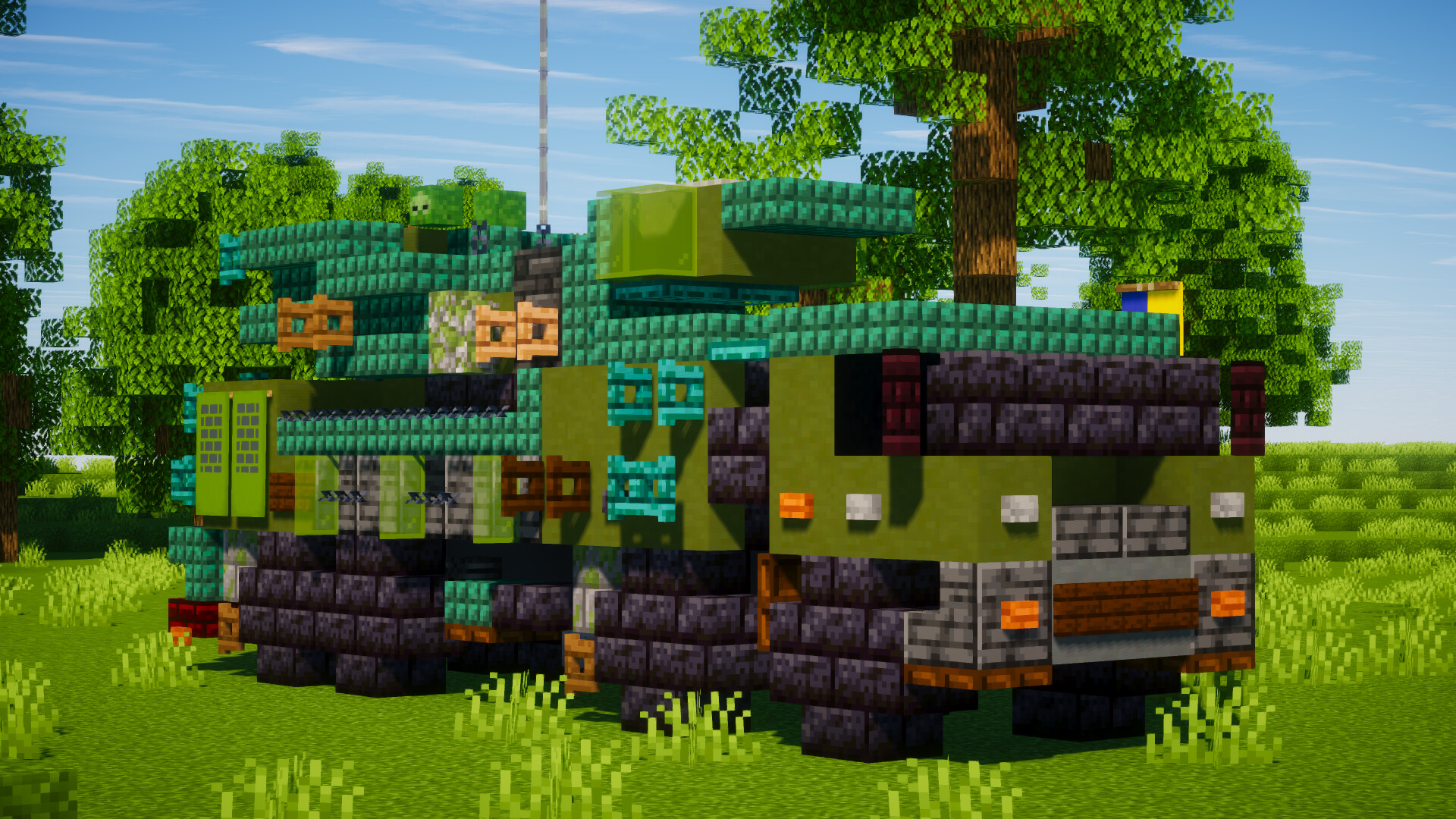 Ukraine Pantsir-S2 Air-Defense System Minecraft Map