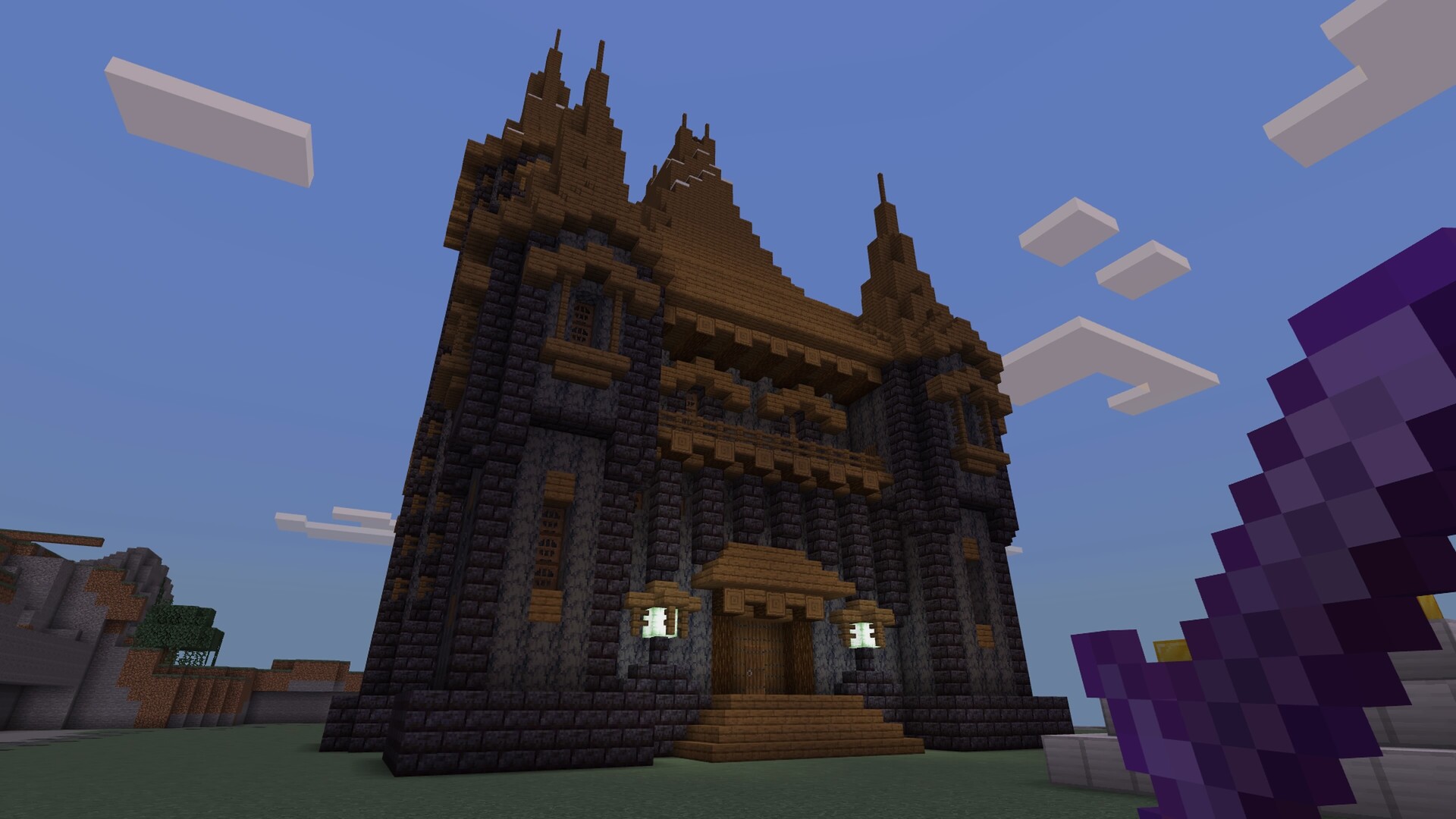 Progress on my first proper base! (No cheats) Minecraft Map