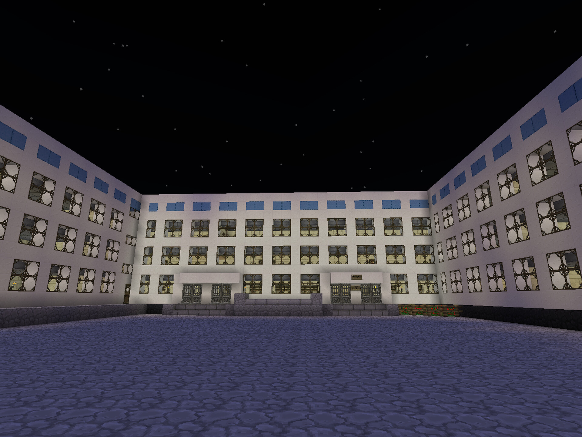 Post-Soviet city typical neighbourhood 1.5.2 Minecraft Map