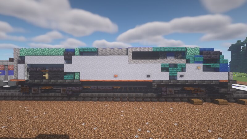 Amtrak - P42DC + "203 Operation Lifesaver Unit" Minecraft Map