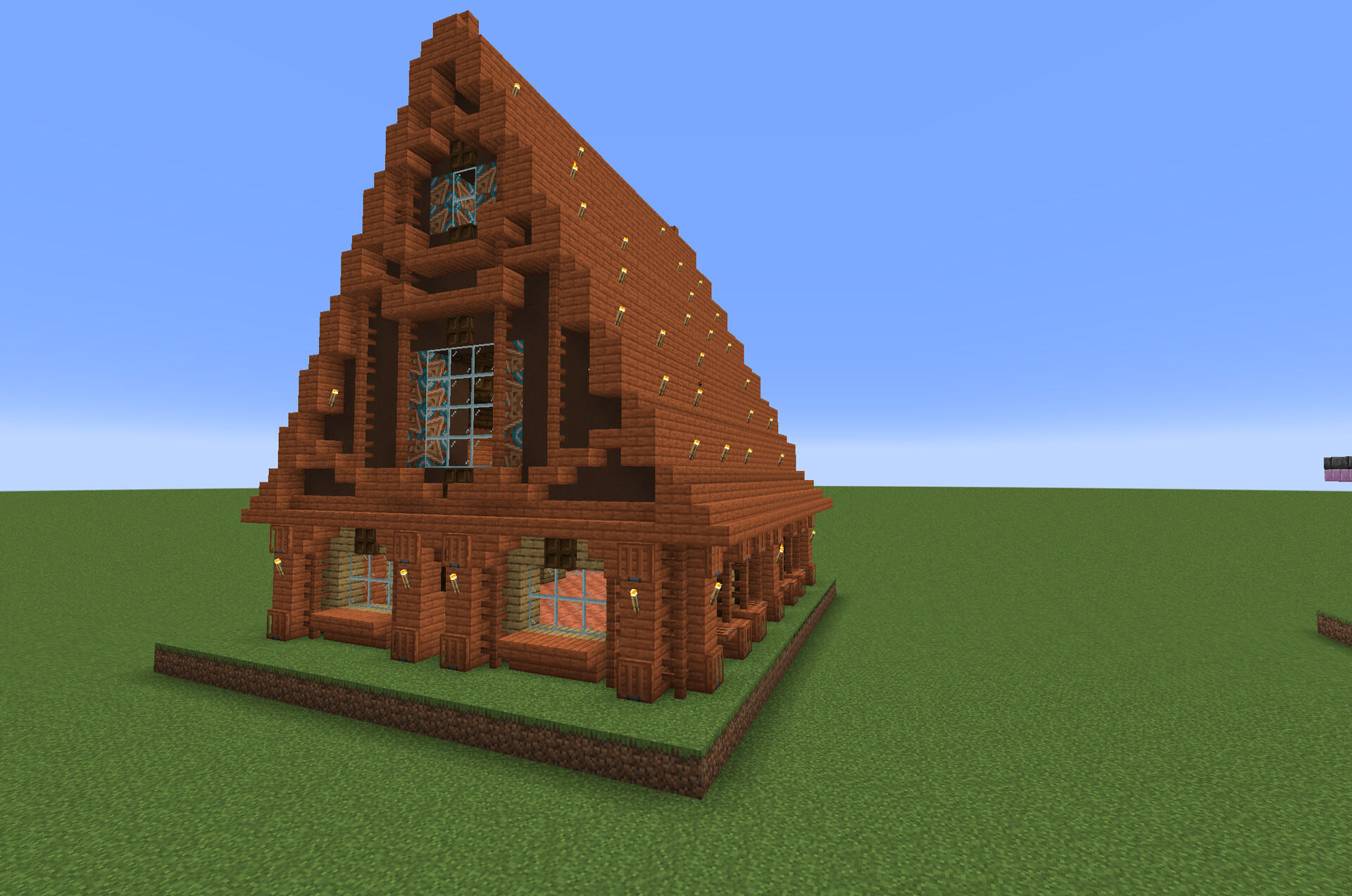 Small Northern type houses (peaked roof) and a tree house Minecraft Map Small Northern type houses (peaked roof) and a tree house Minecraft Map
