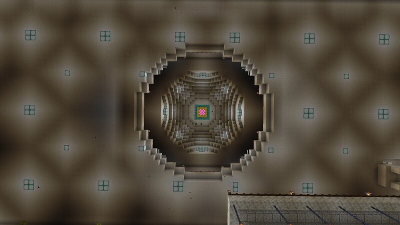 Large Quartz Library Building WIP Minecraft Map