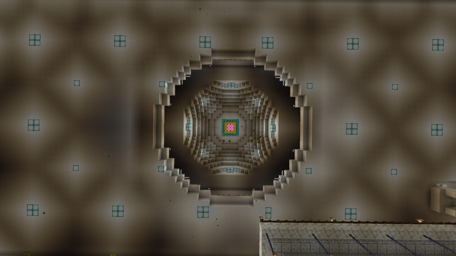 Large Quartz Library Building WIP Minecraft Map