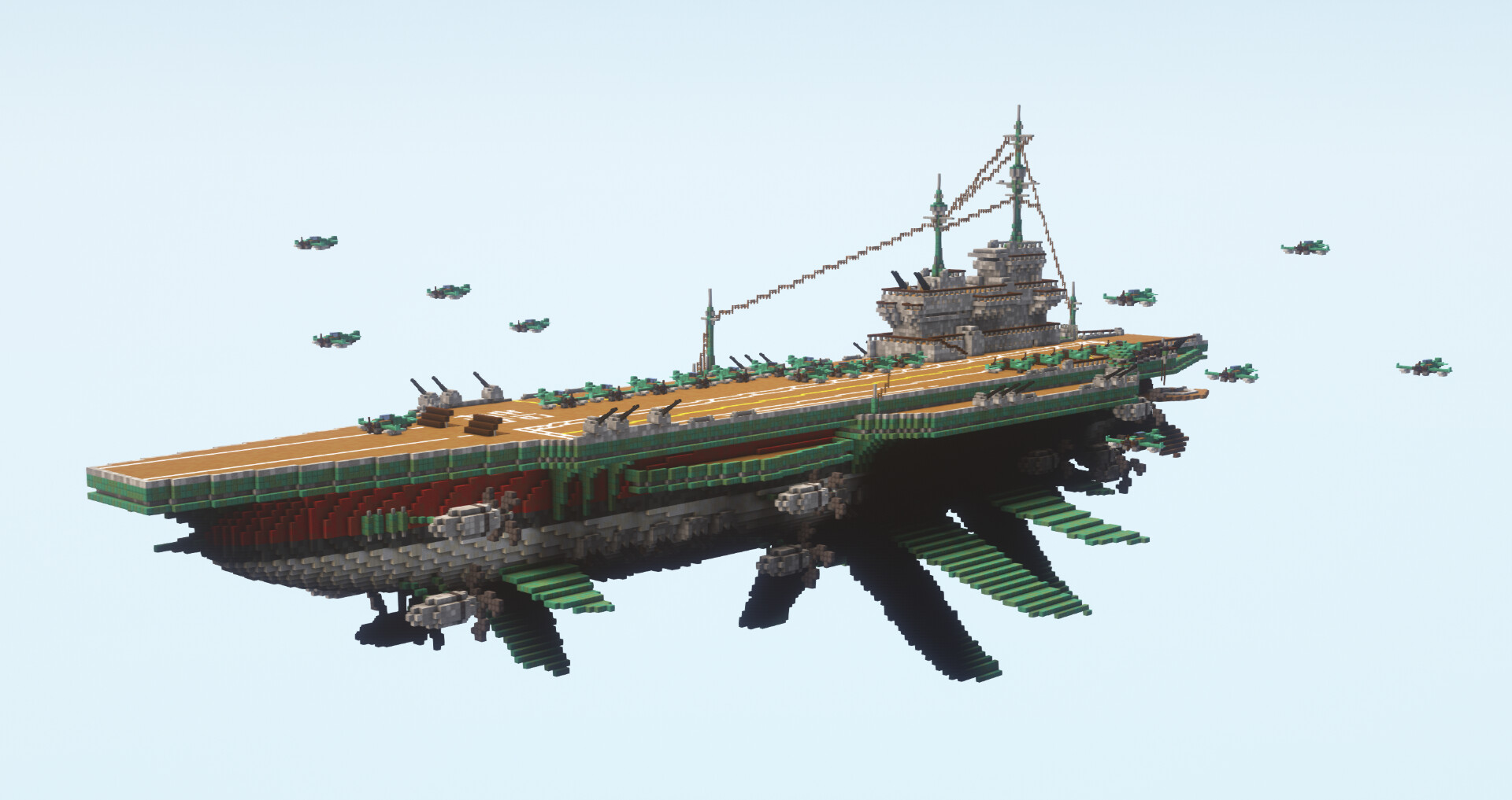 Typhon Class Carrier Minecraft Map