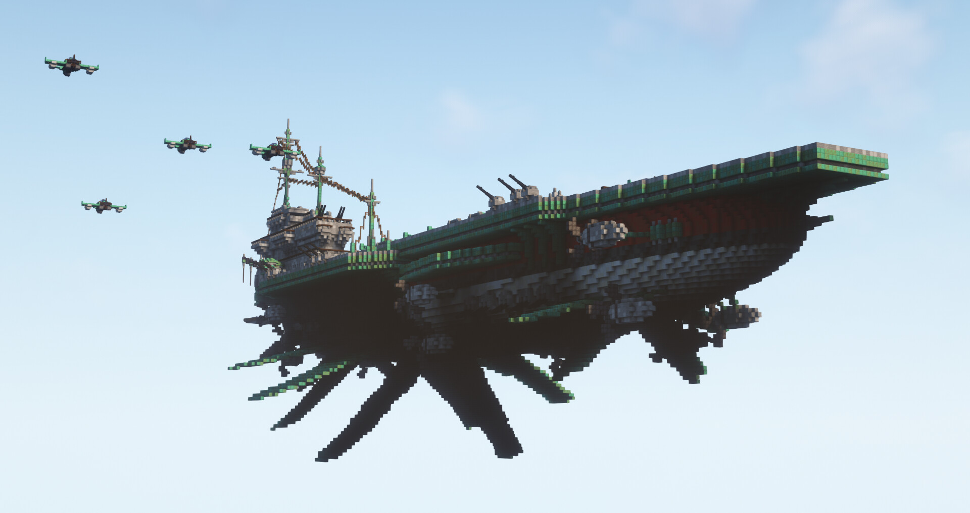 Typhon Class Carrier Minecraft Map