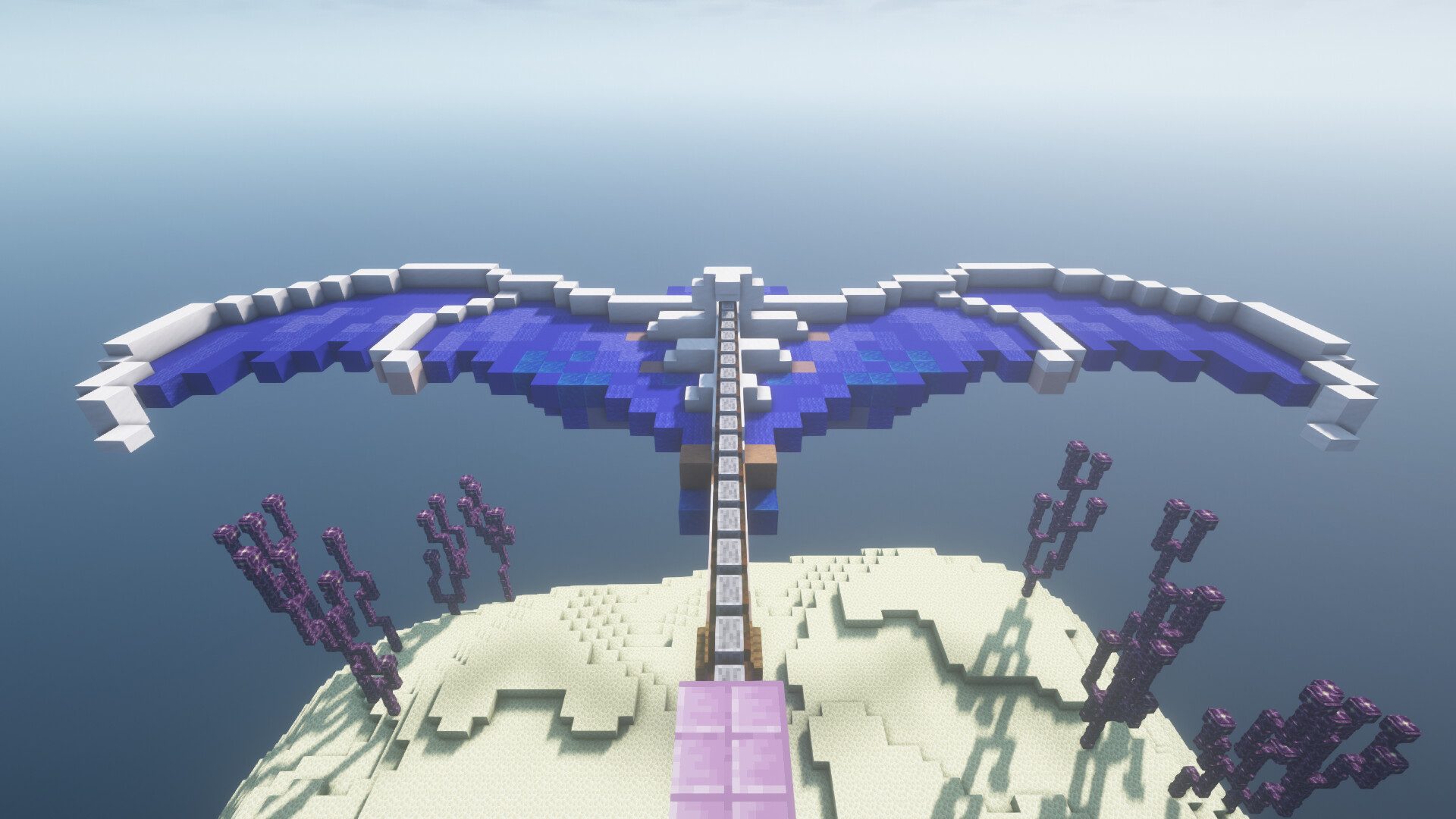 Minecraft Floating End Ship Minecraft Map