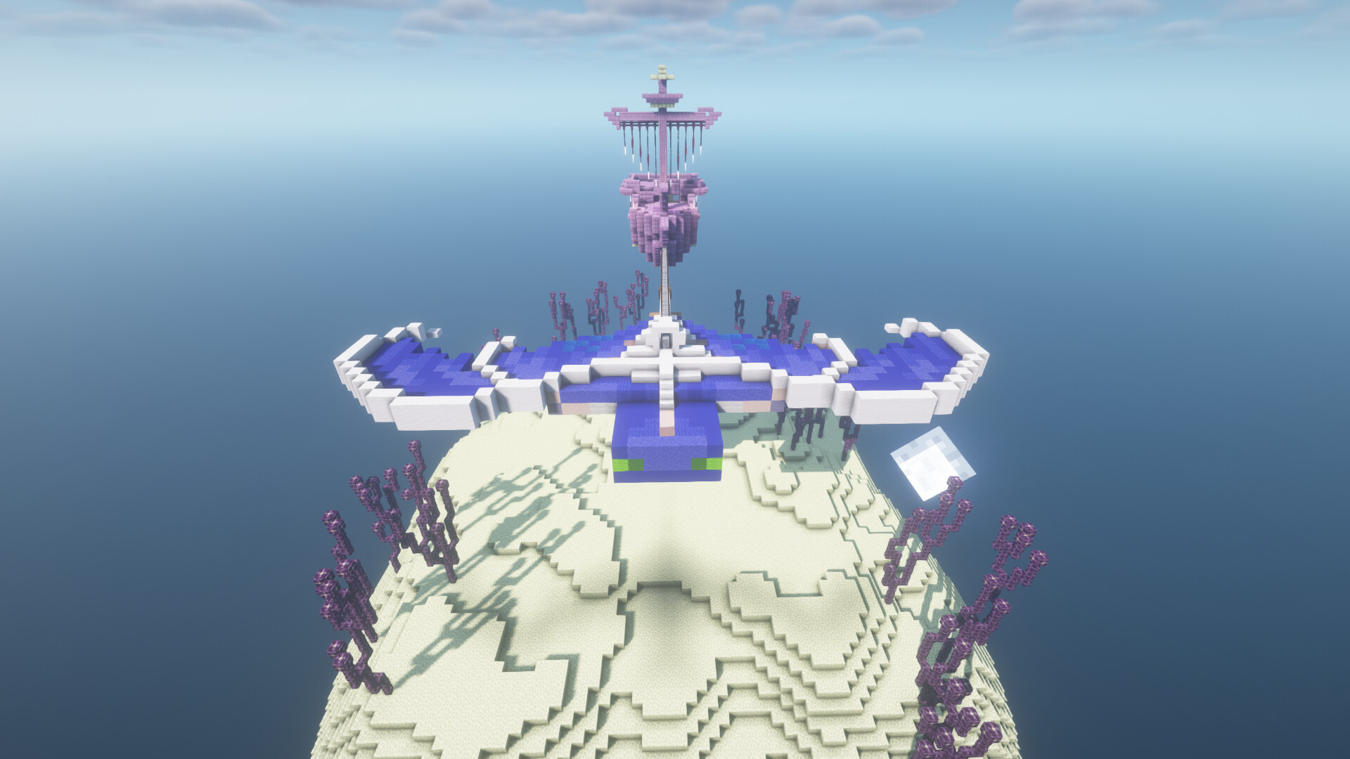 Minecraft Floating End Ship Minecraft Map