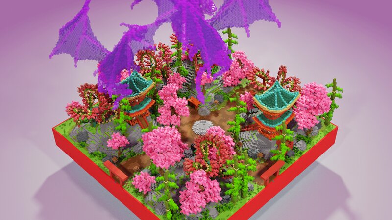 🎆Sakura Spawn 🎆 Minecraft Map