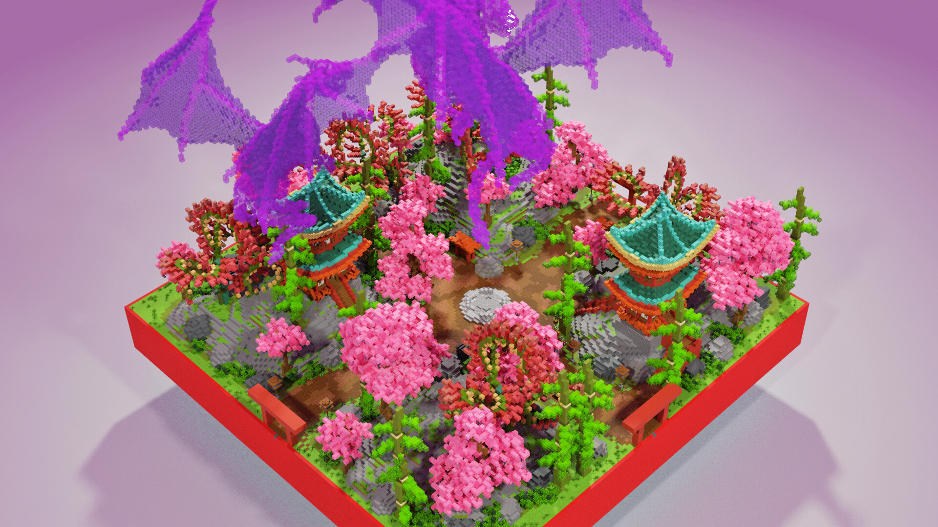 🎆Sakura Spawn 🎆 Minecraft Map