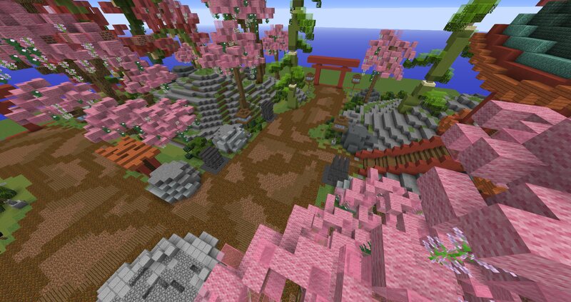 🎆Sakura Spawn 🎆 Minecraft Map