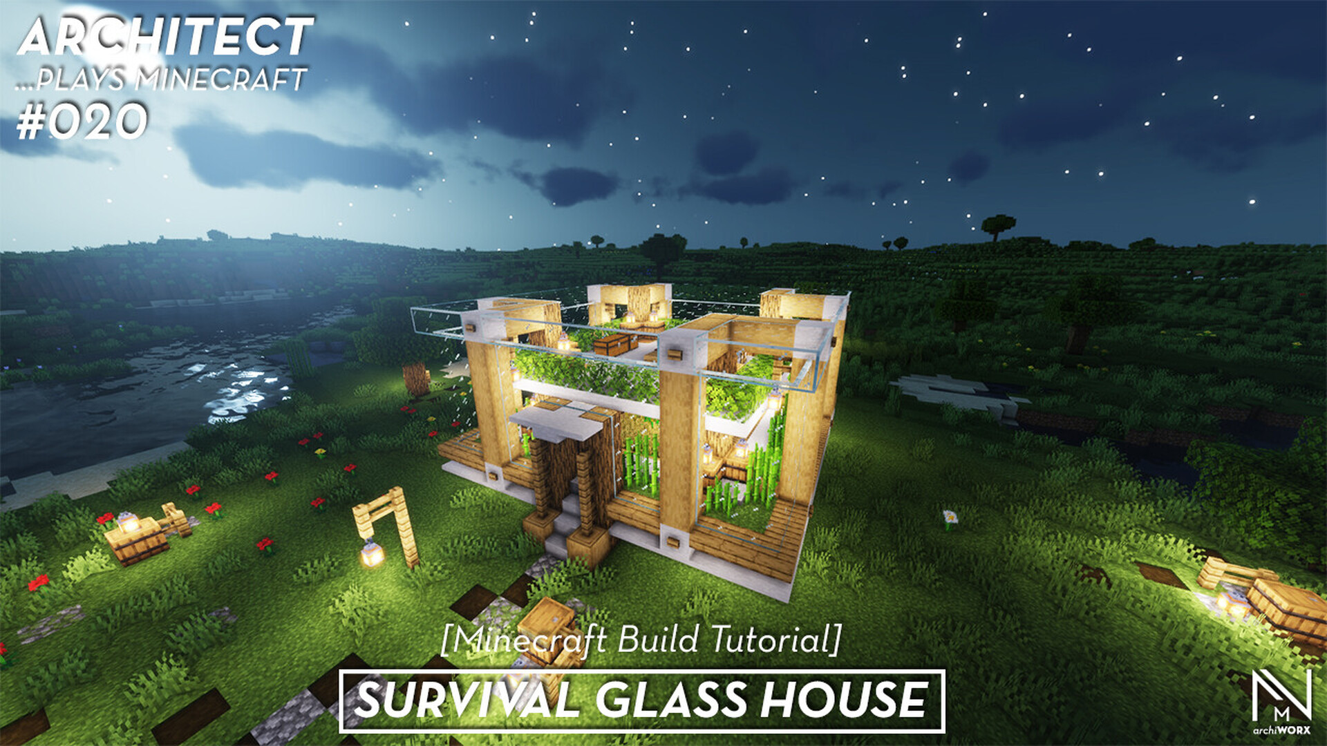 Minecraft Glass House Minecraft Map