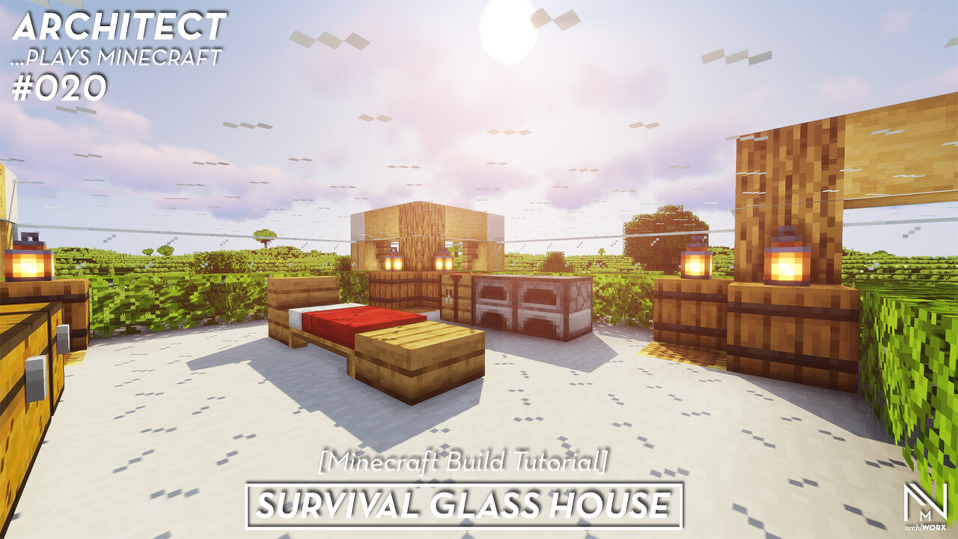 Minecraft Glass House Minecraft Map