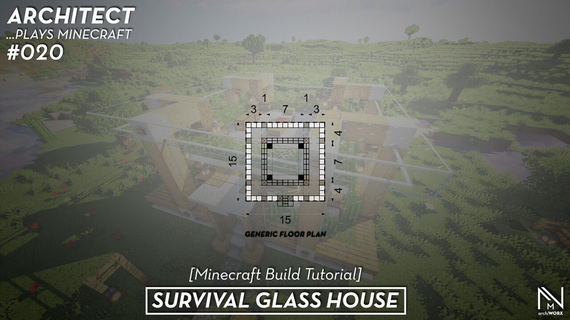 Minecraft Glass House Minecraft Map