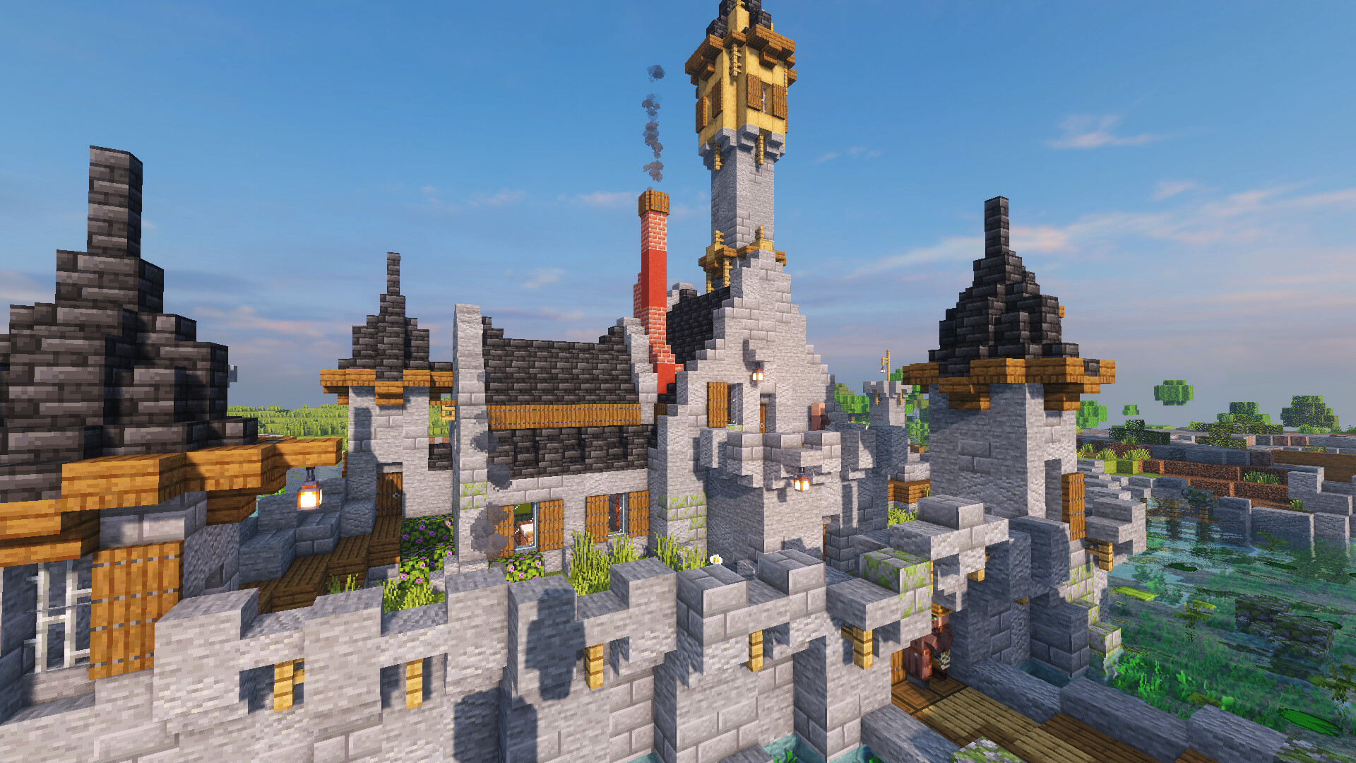 Small Medieval Rivertown (Tour in Description!) Minecraft Map